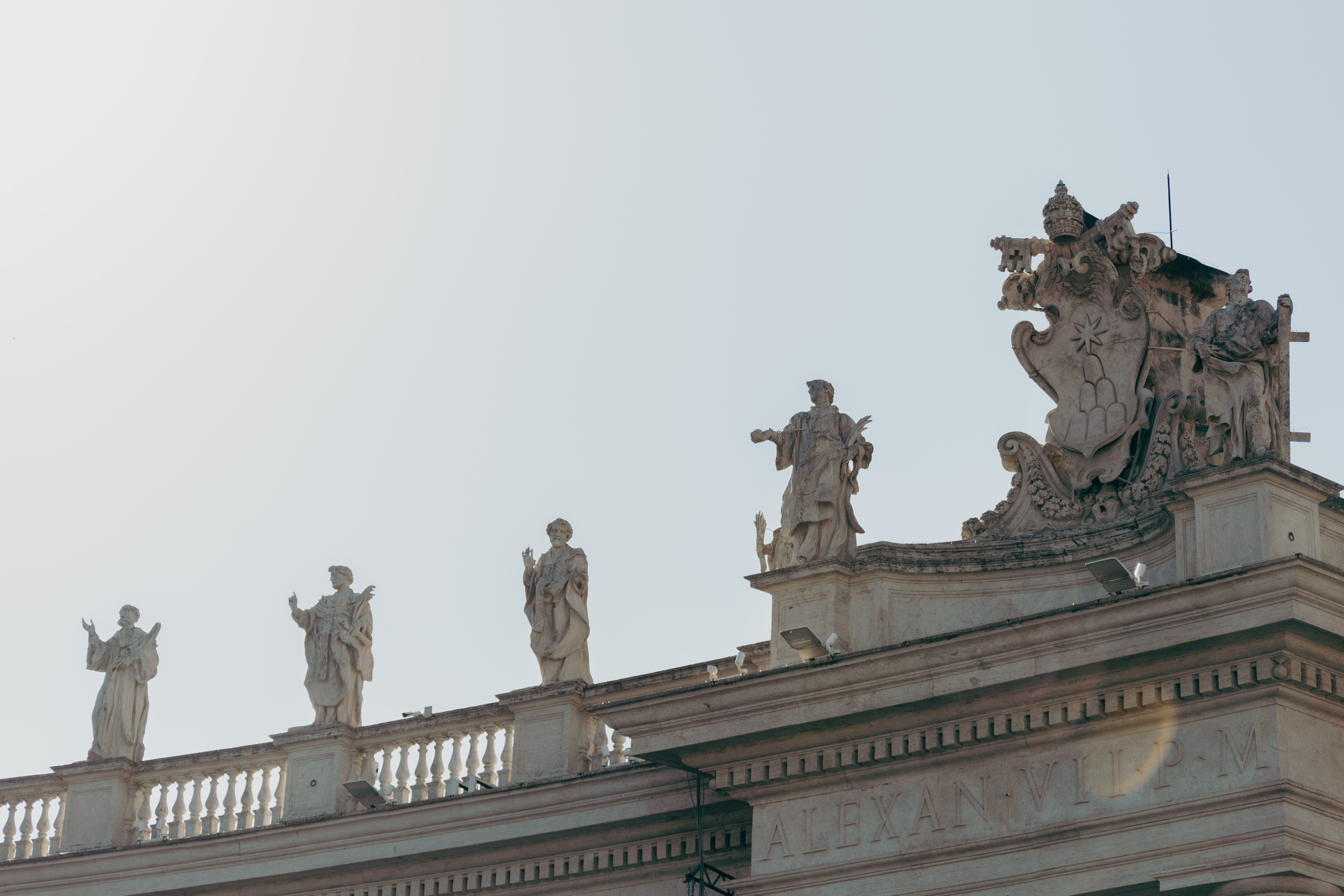 Stunning Architectural Details of Vatican Statues · Free Stock Photo