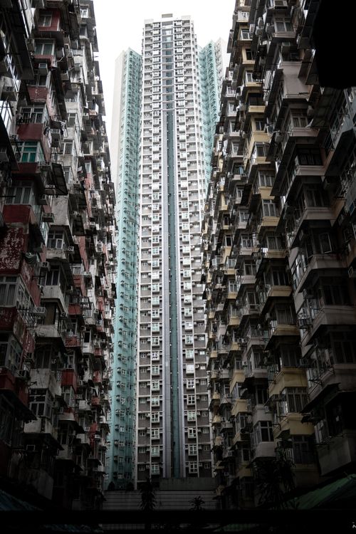 Densely Packed Urban High-Rise Buildings · Free Stock Photo