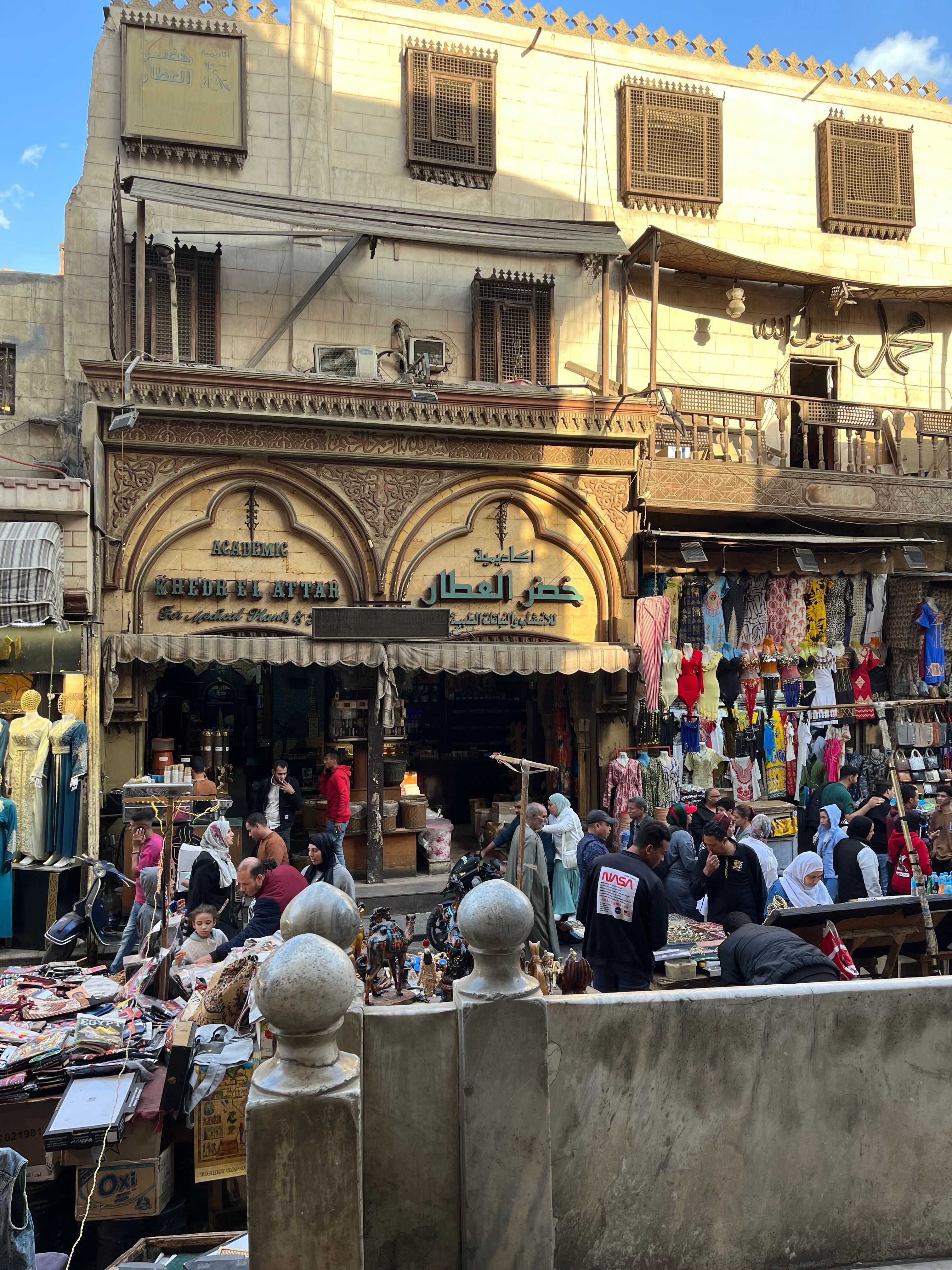 Bustling Market in Historic Cairo Street · Free Stock Photo