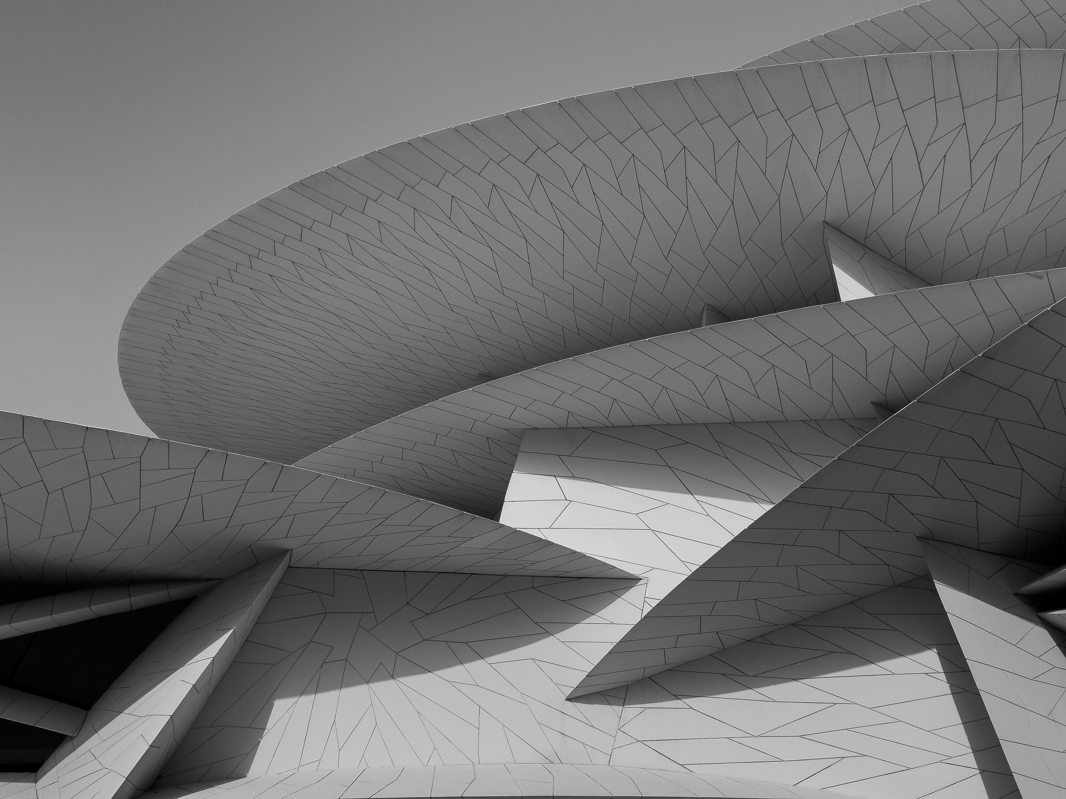 Striking Modern Architecture Detail in Qatar · Free Stock Photo
