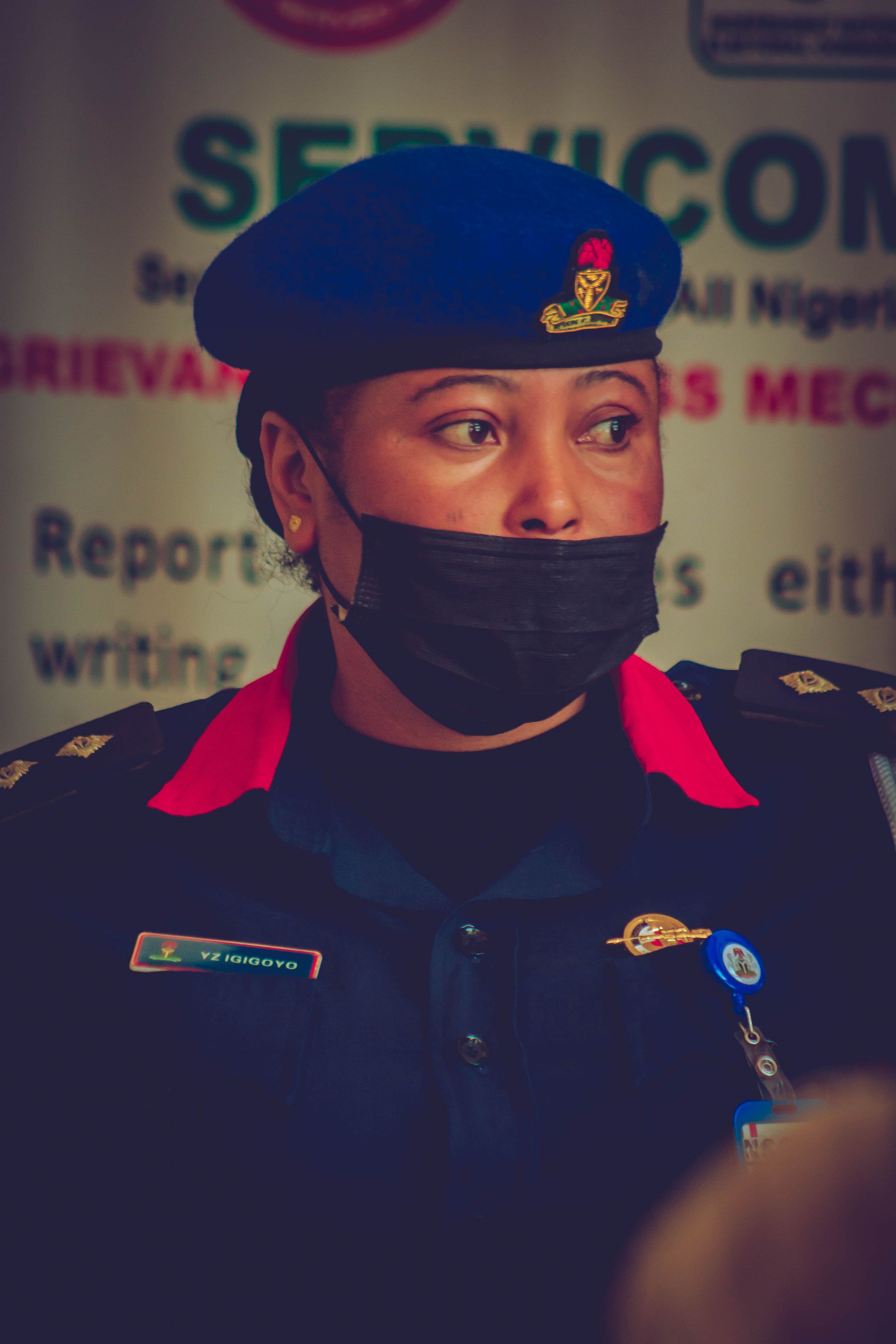 Portrait of a Female Security Officer in Uniform · Free Stock Photo