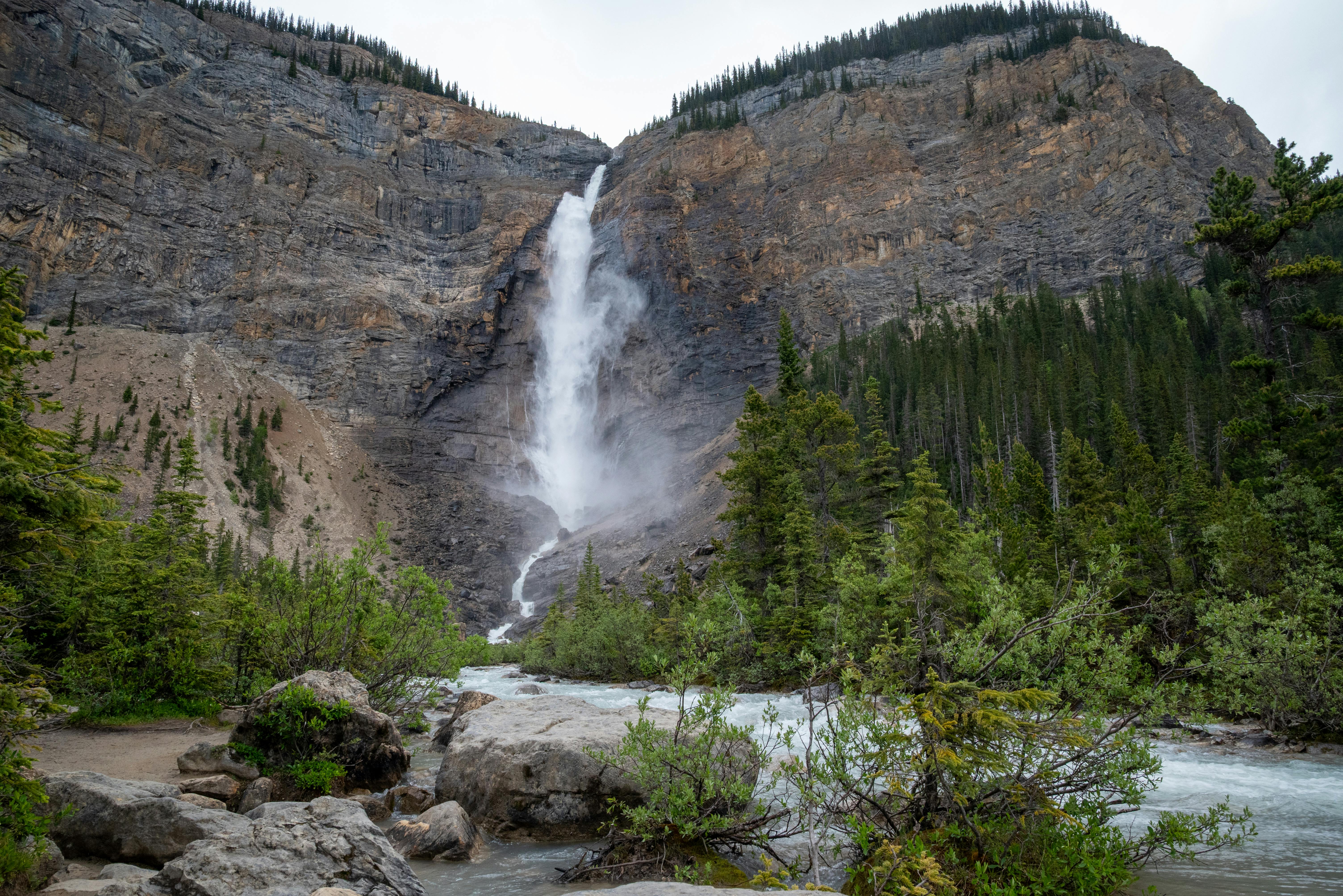 Scenic View Of Waterfalls · Free Stock Photo
