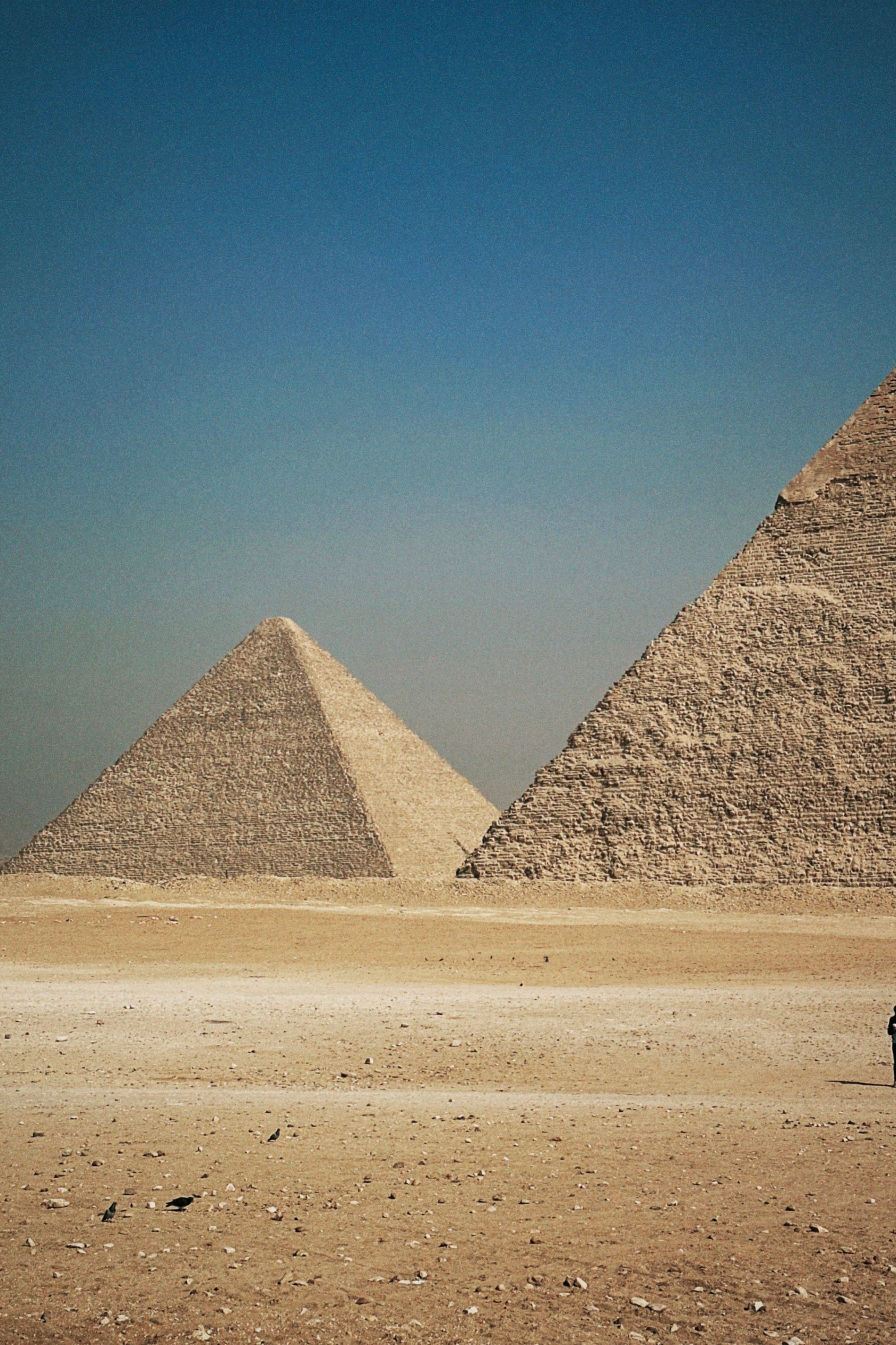 Scenic View of the Great Pyramids of Giza in Cairo · Free Stock Photo