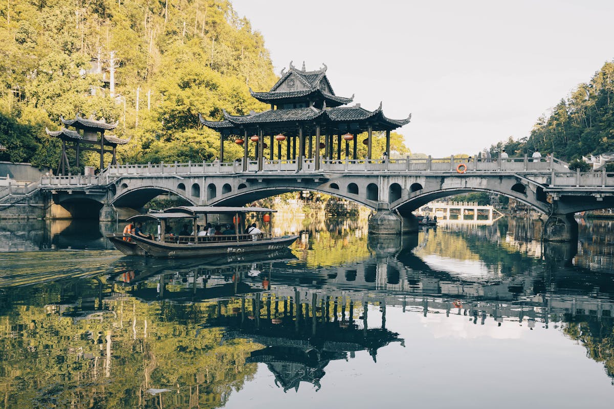 Shiziguan Floating Bridge China Photos, Download The BEST Free ...