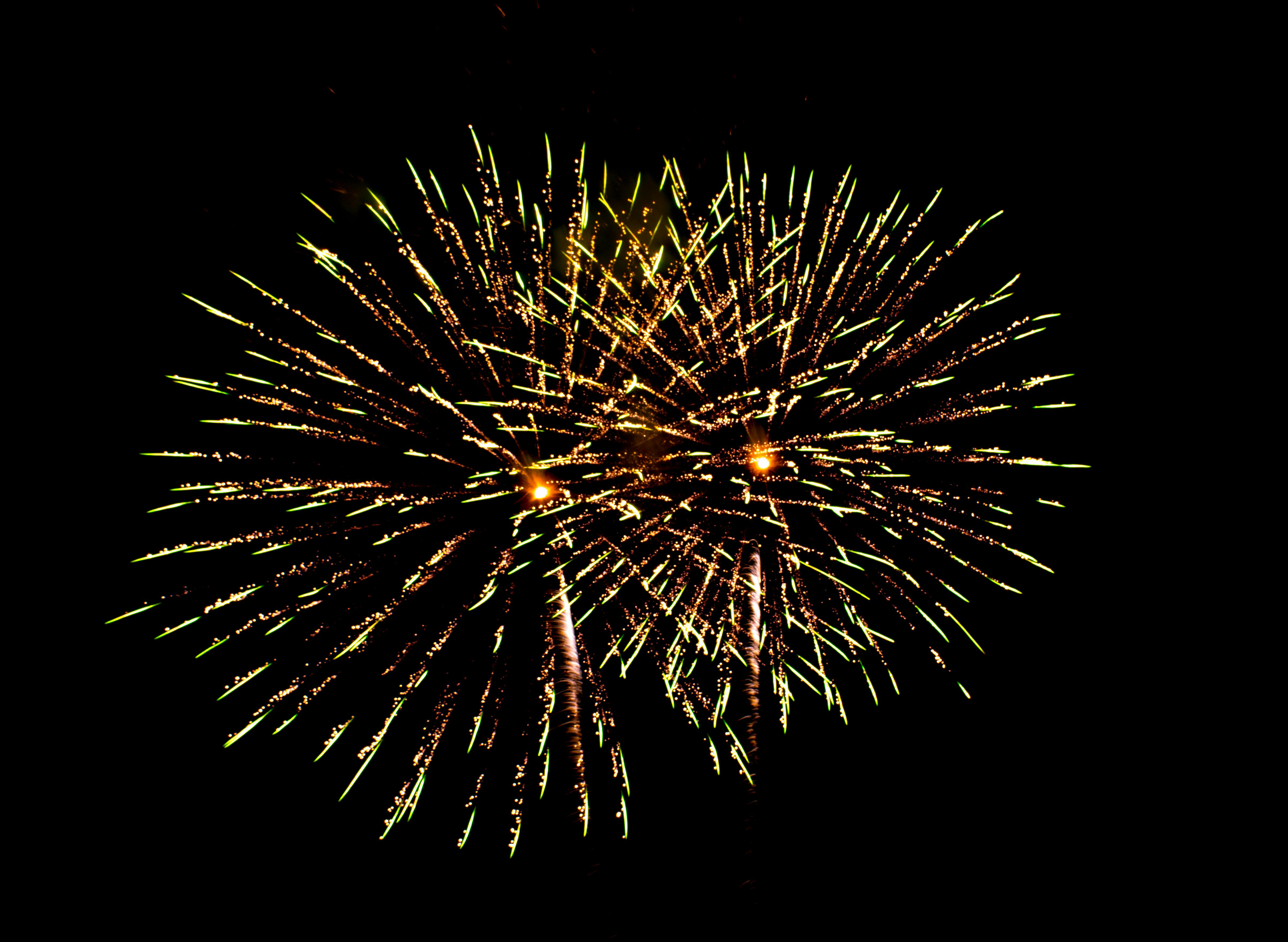 Photo of White and Brown Fireworks · Free Stock Photo