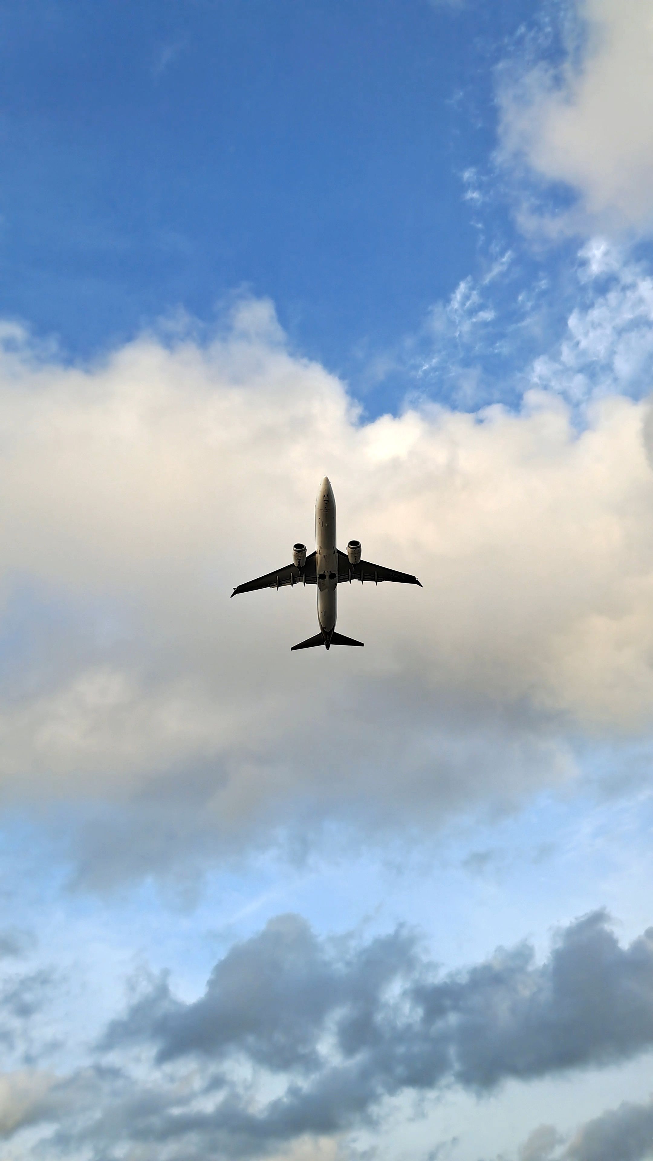 Shadow Image of a Plane Flying during Sunset · Free Stock Photo