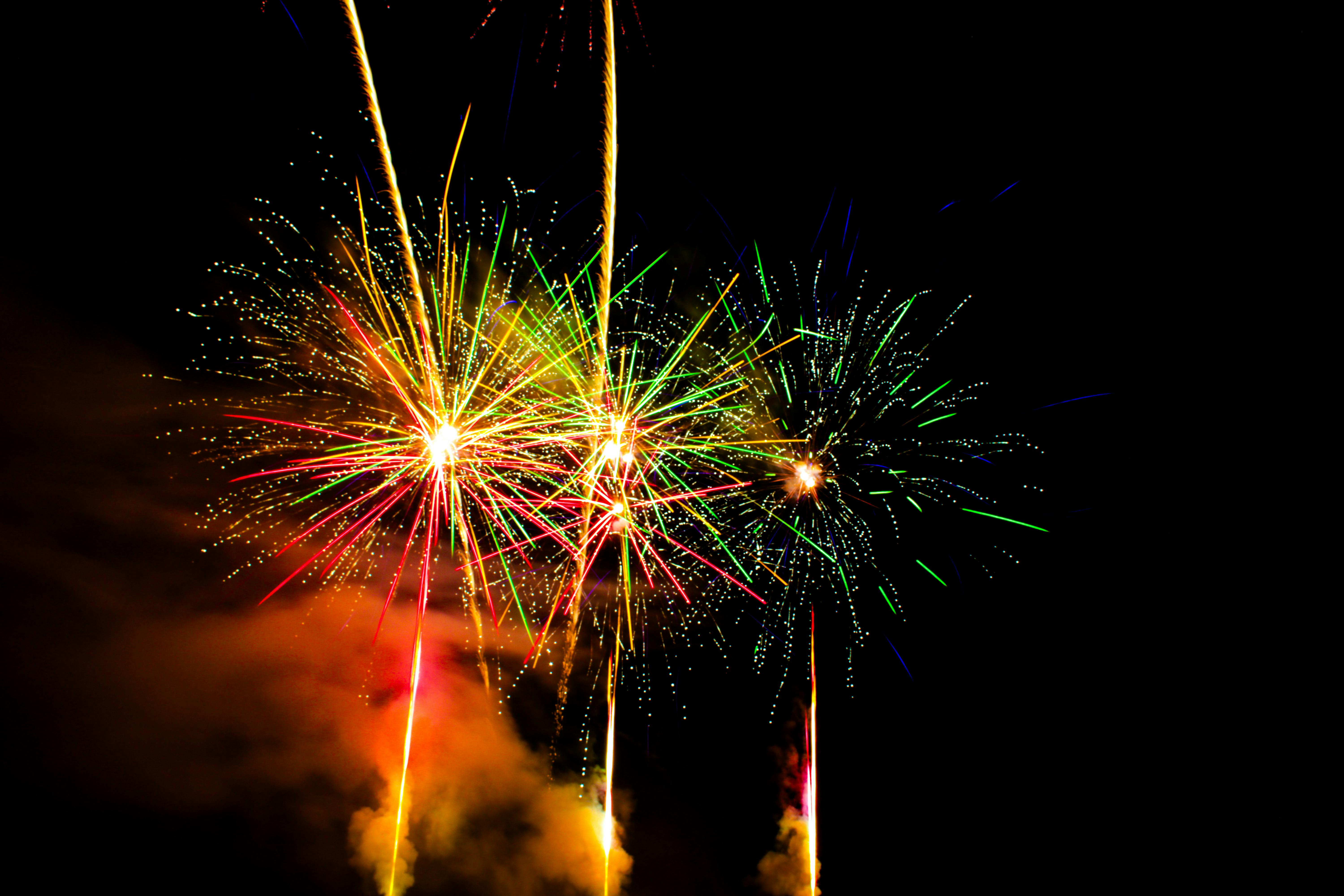 Low-angle Photo of Fireworks · Free Stock Photo