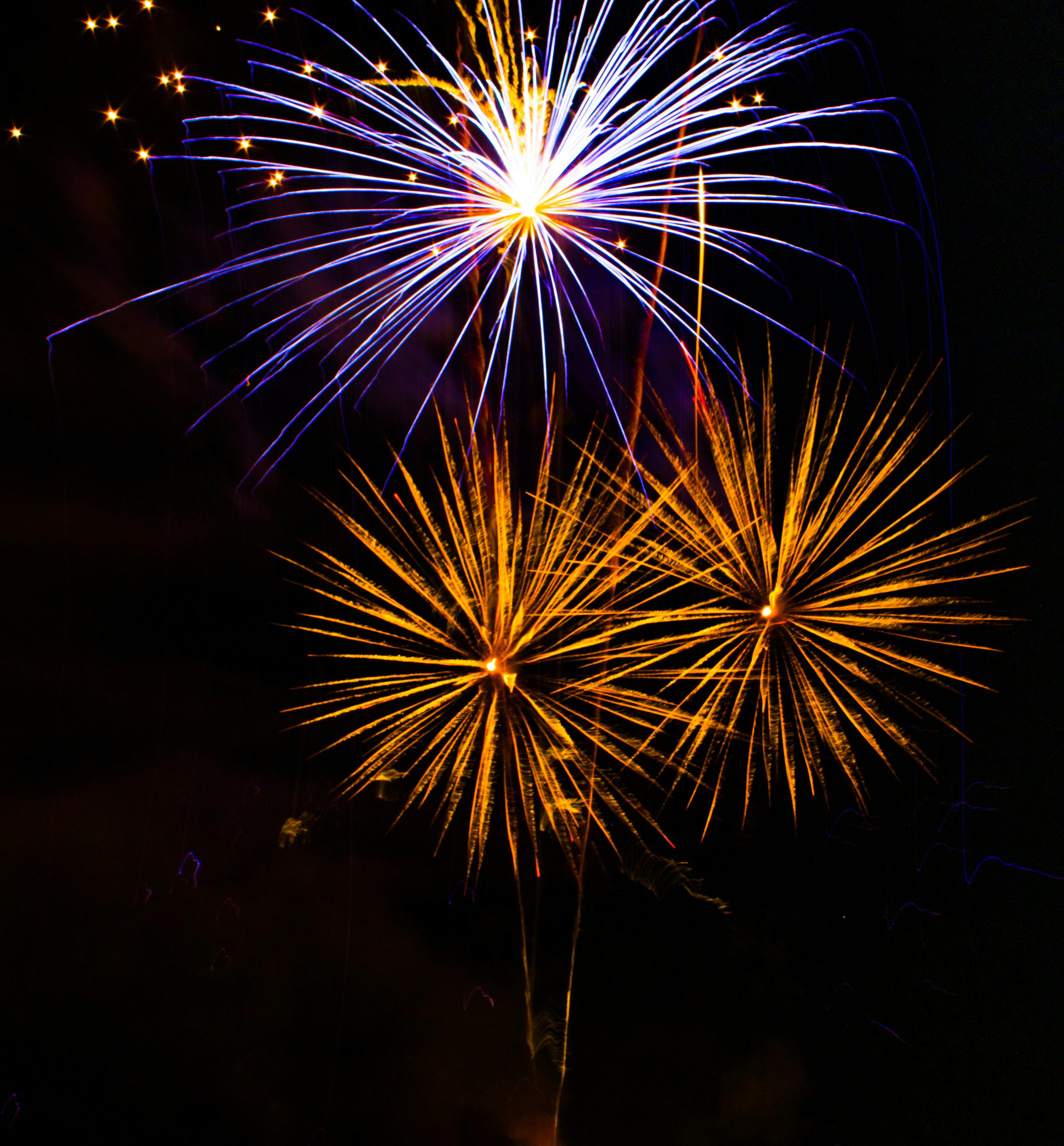 Low-angle Photo of Fireworks · Free Stock Photo