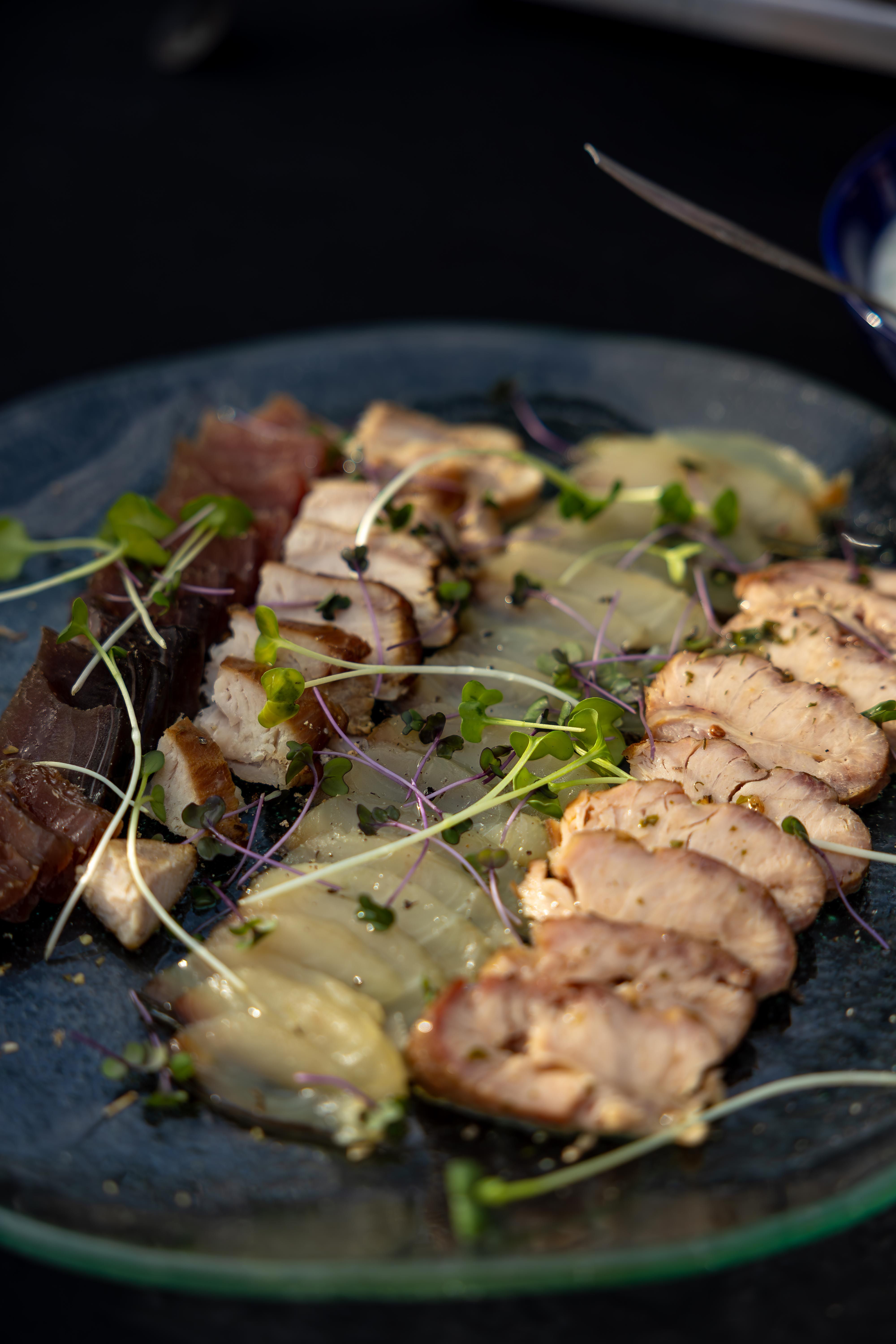 Gourmet Assorted Meat Platter with Herbs · Free Stock Photo