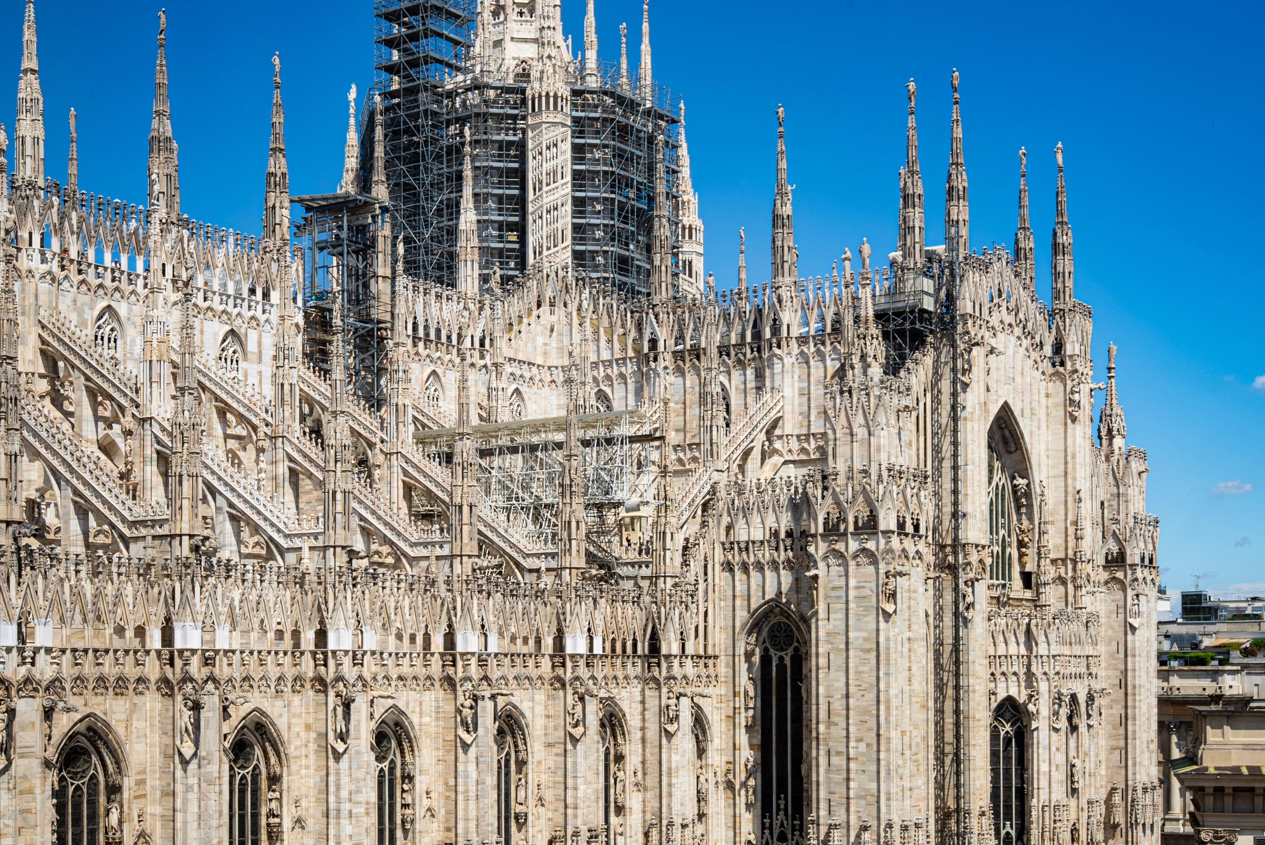 Stunning View of Milan's Duomo Cathedral · Free Stock Photo