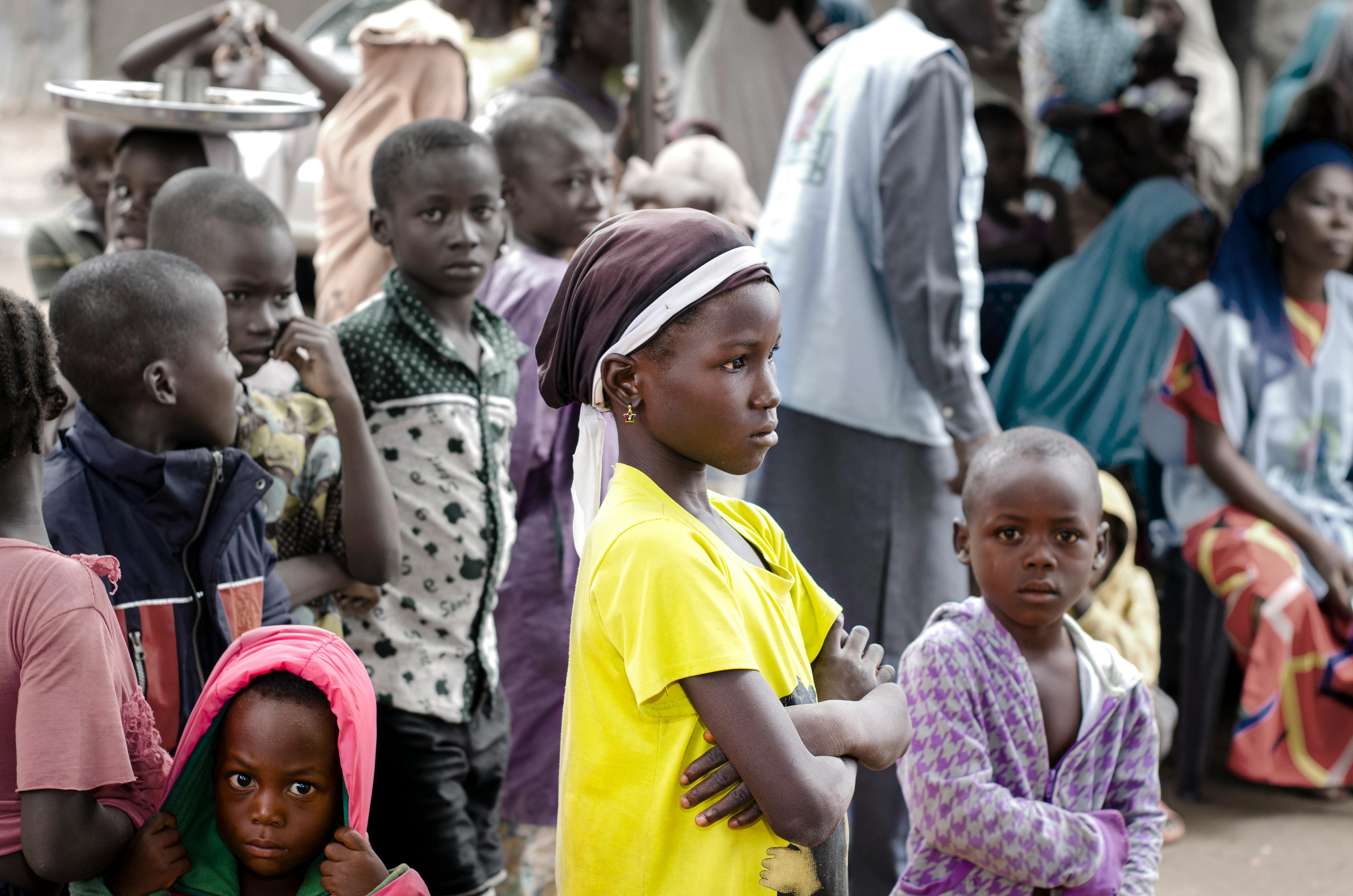 Young Children Converge Together · Free Stock Photo