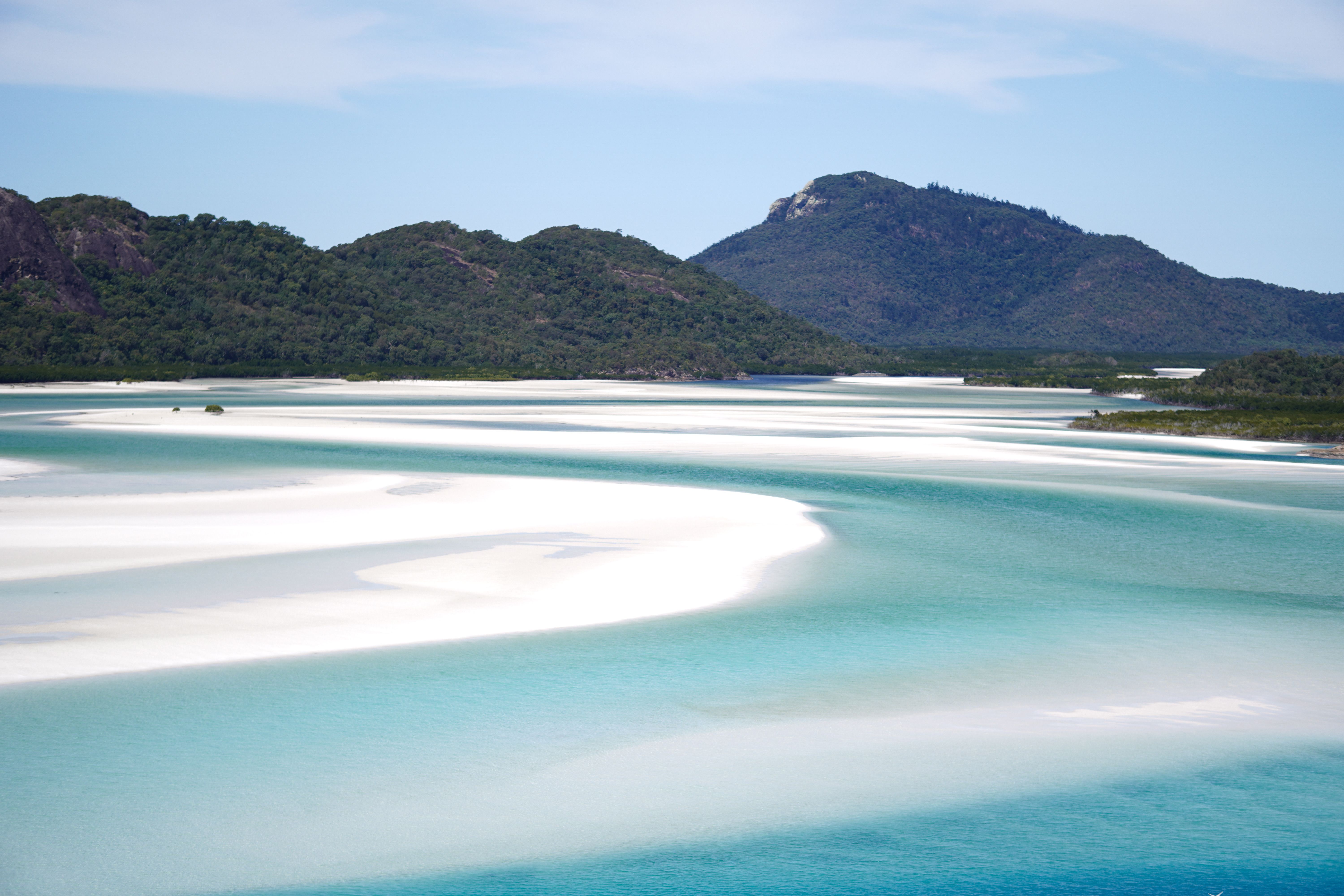 Whitehaven Beach Aerial View in Summer · Free Stock Photo