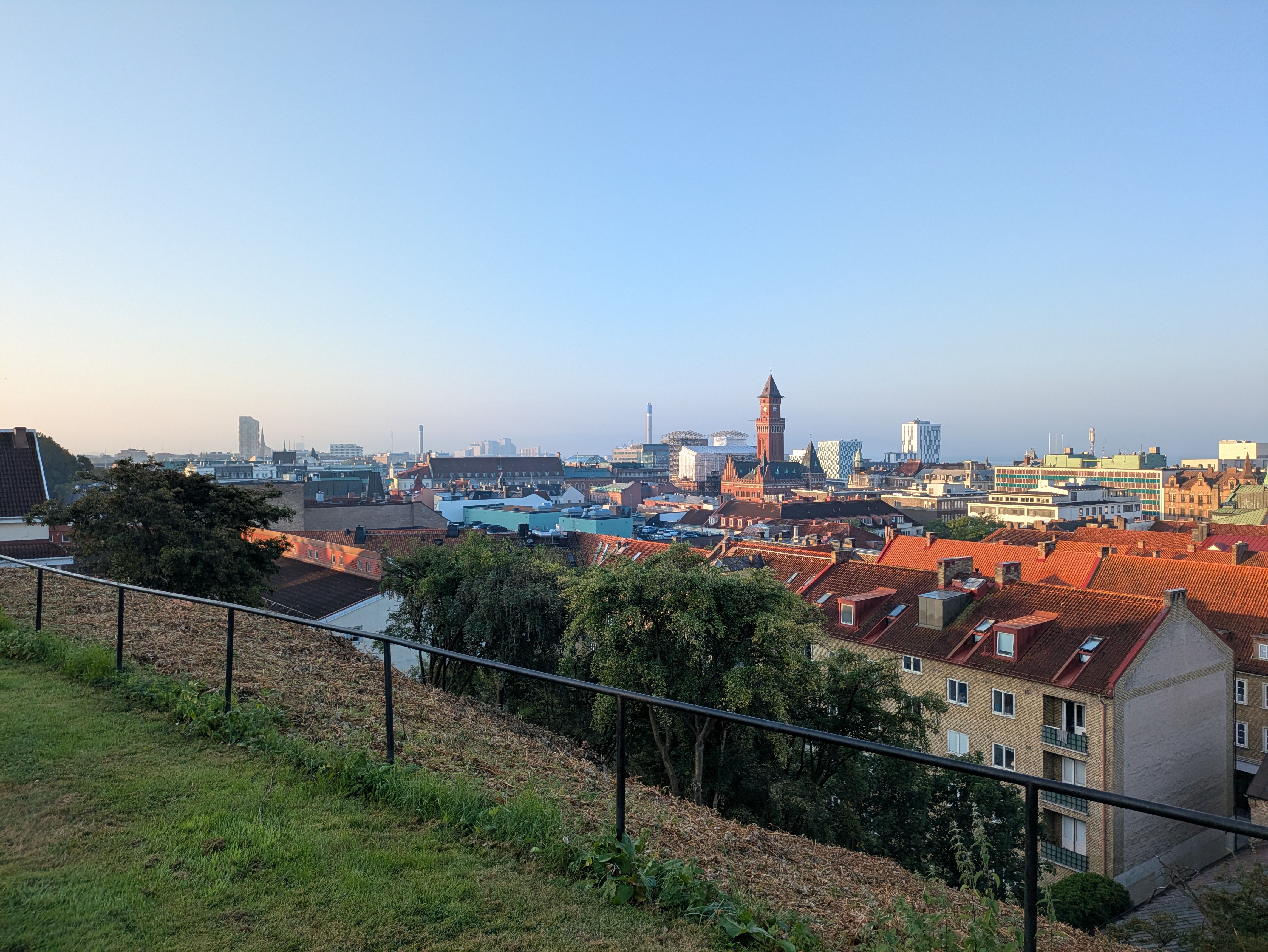 Scenic View of Helsingborg City Skyline at Dawn · Free Stock Photo