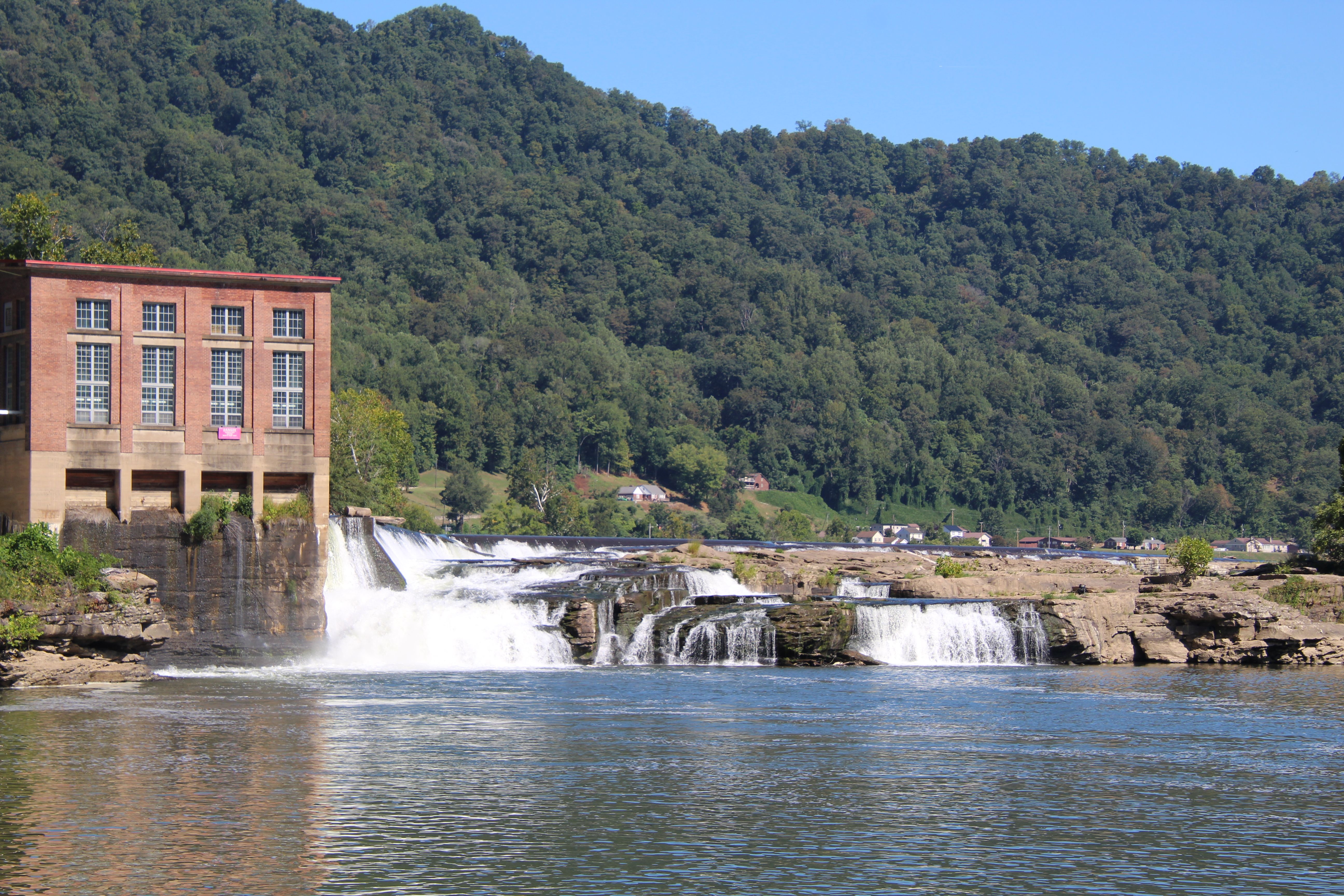 Hydroelectric Power Plant by Scenic Waterfall · Free Stock Photo