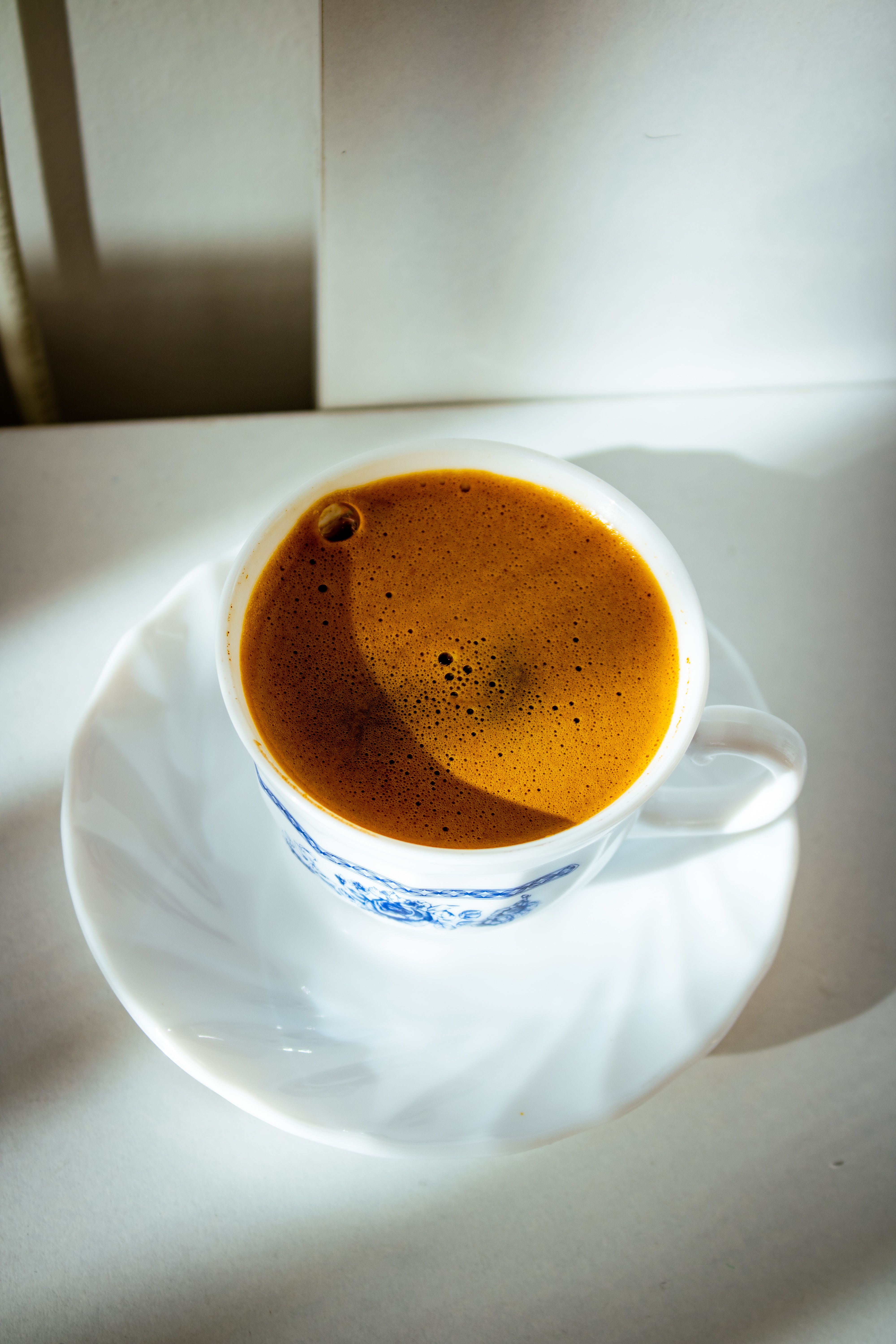 Turkish Coffee in Sunlit Ankara Cafe · Free Stock Photo