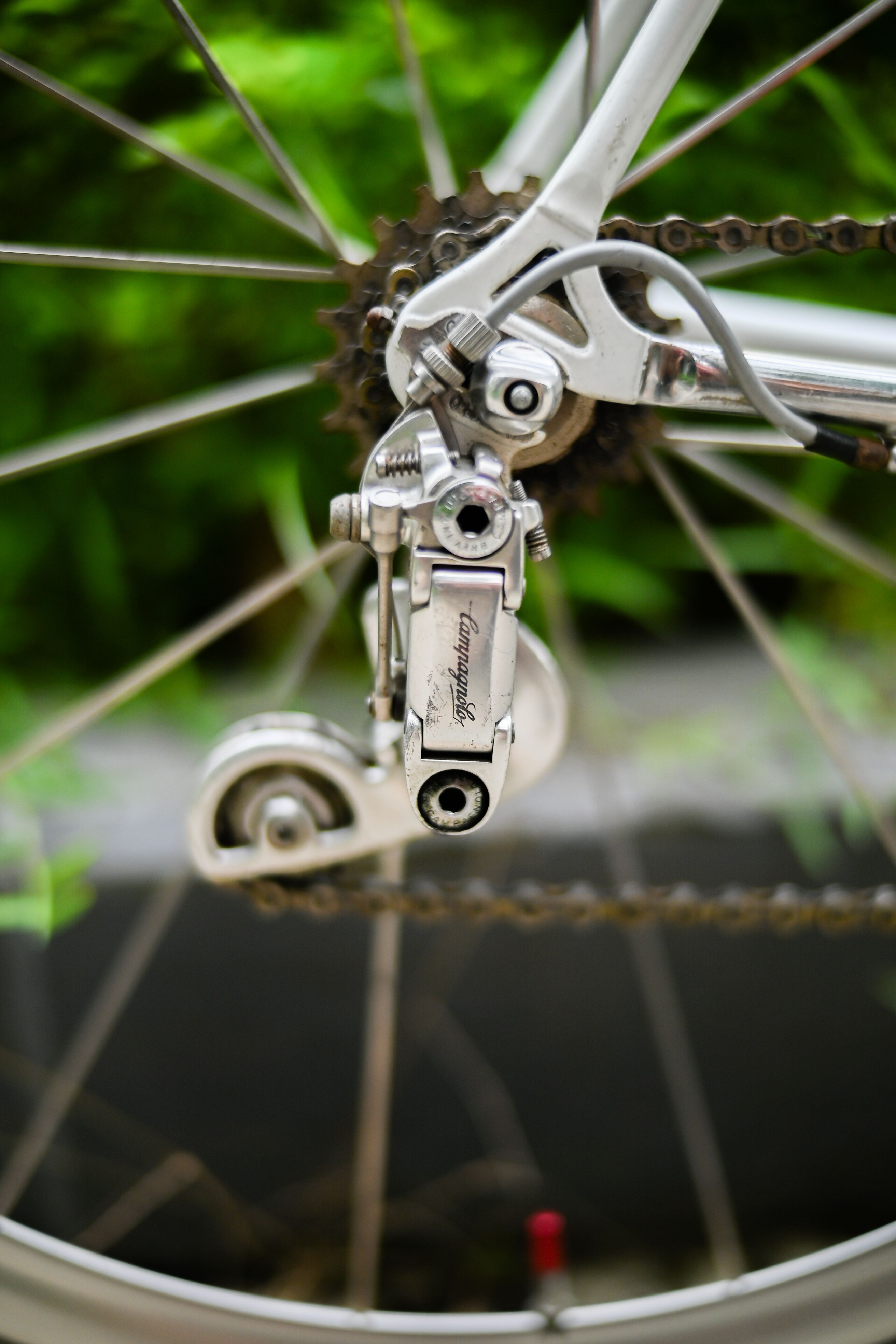 Close-Up of Bicycle Rear Derailleur and Chain · Free Stock Photo