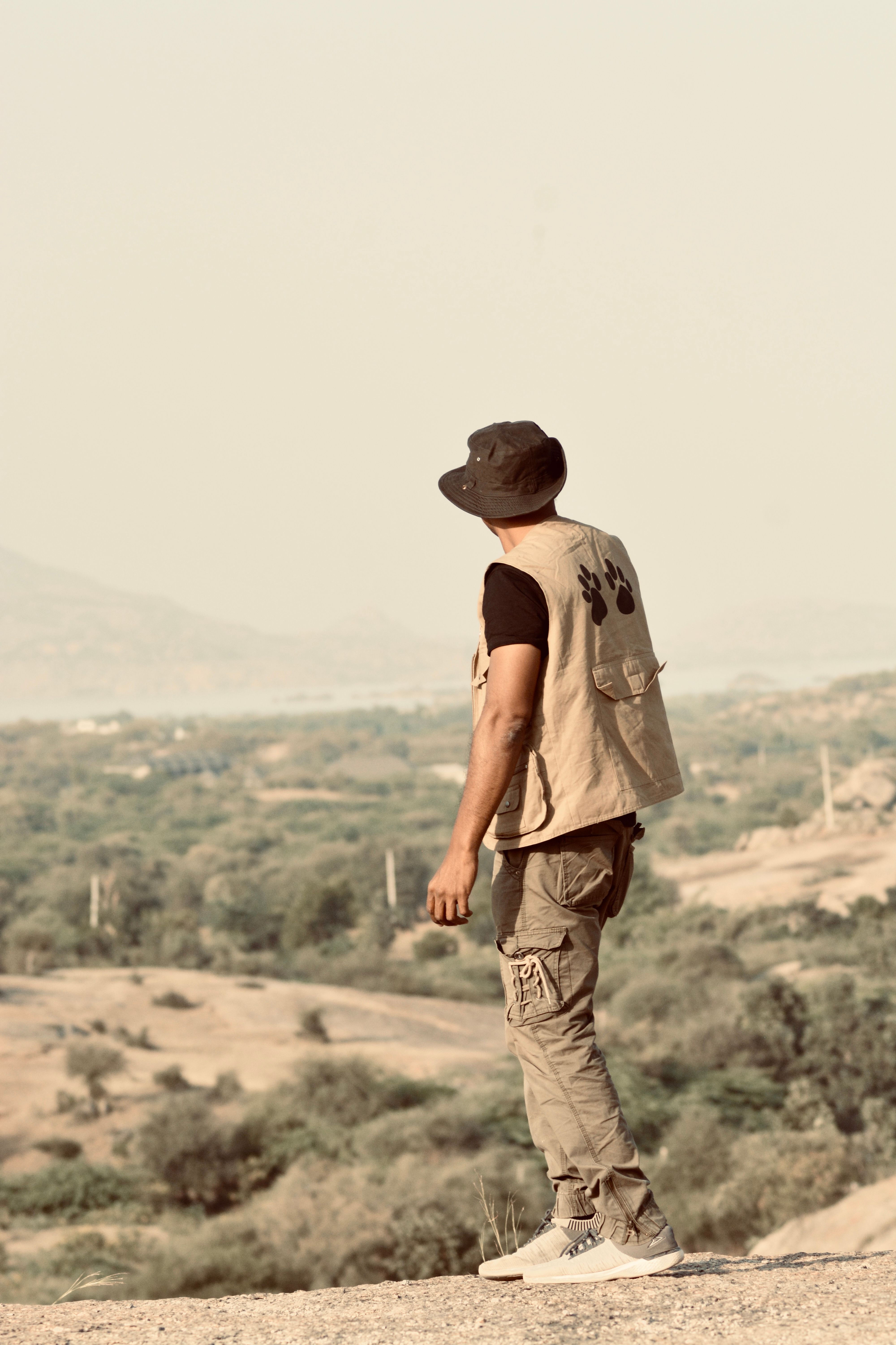 Man Walking in Scenic Chitral Landscape · Free Stock Photo
