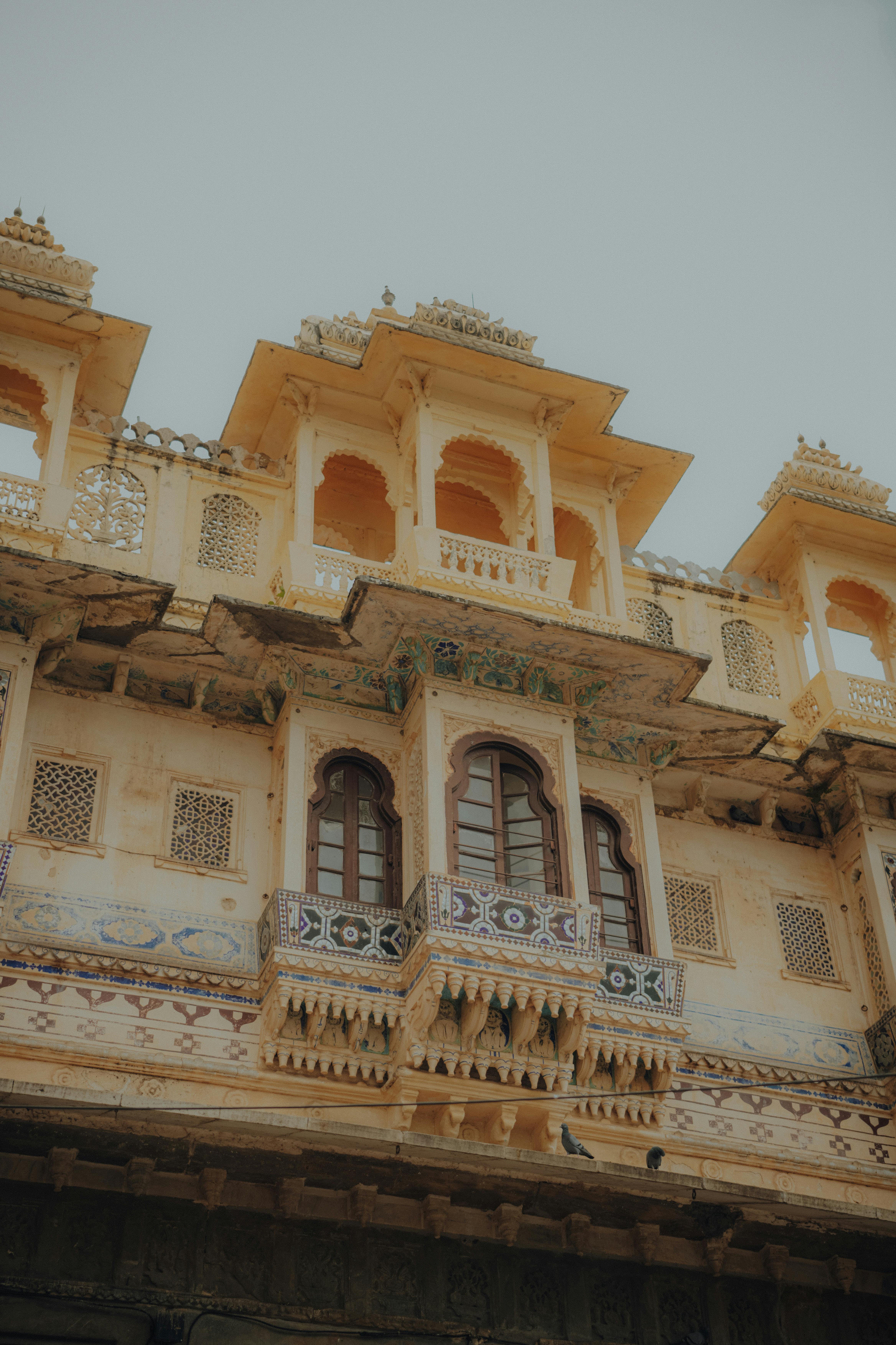 Ornate Indian Palace with Intricate Architecture · Free Stock Photo