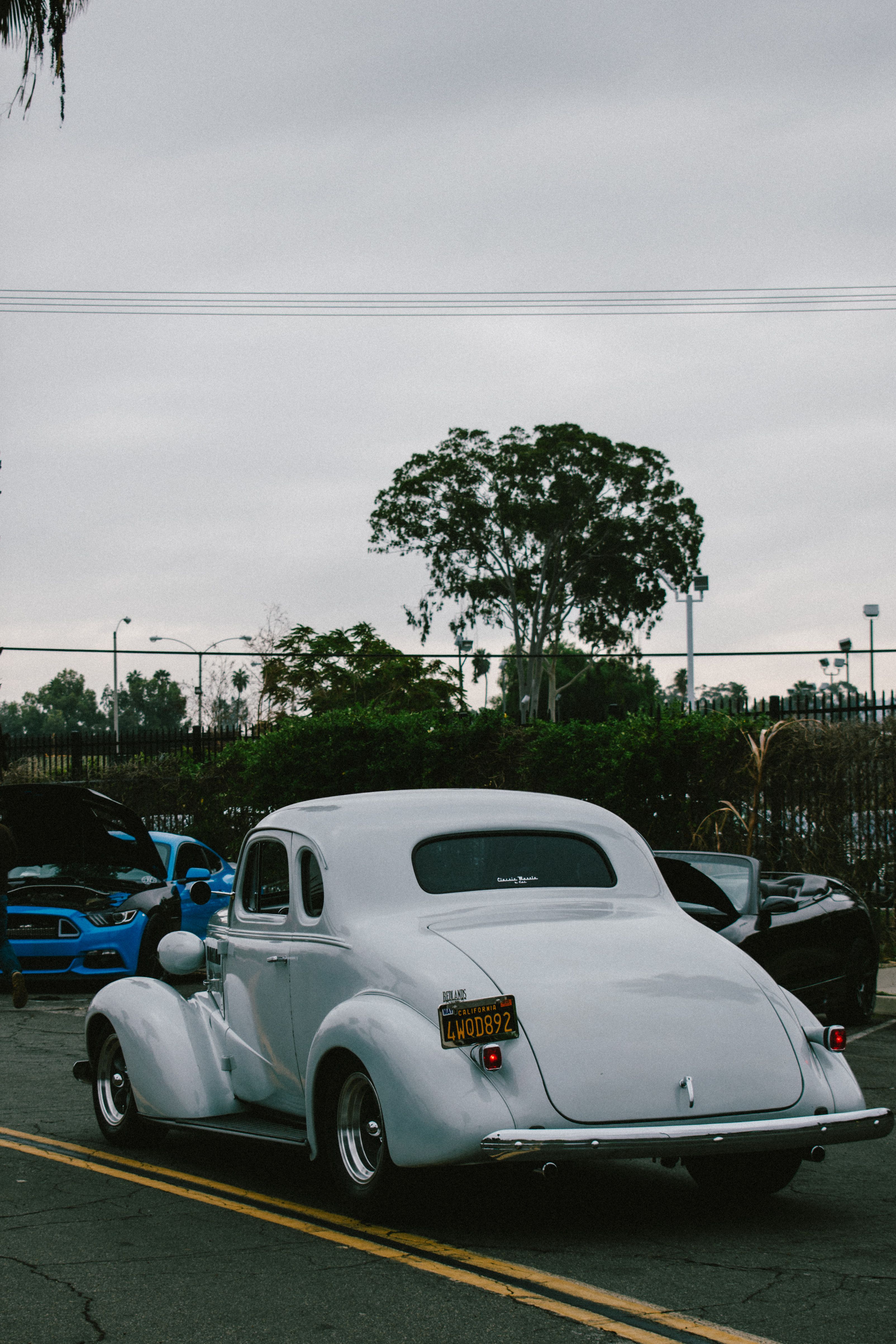 Vintage Car Gathering in Los Angeles Street · Free Stock Photo