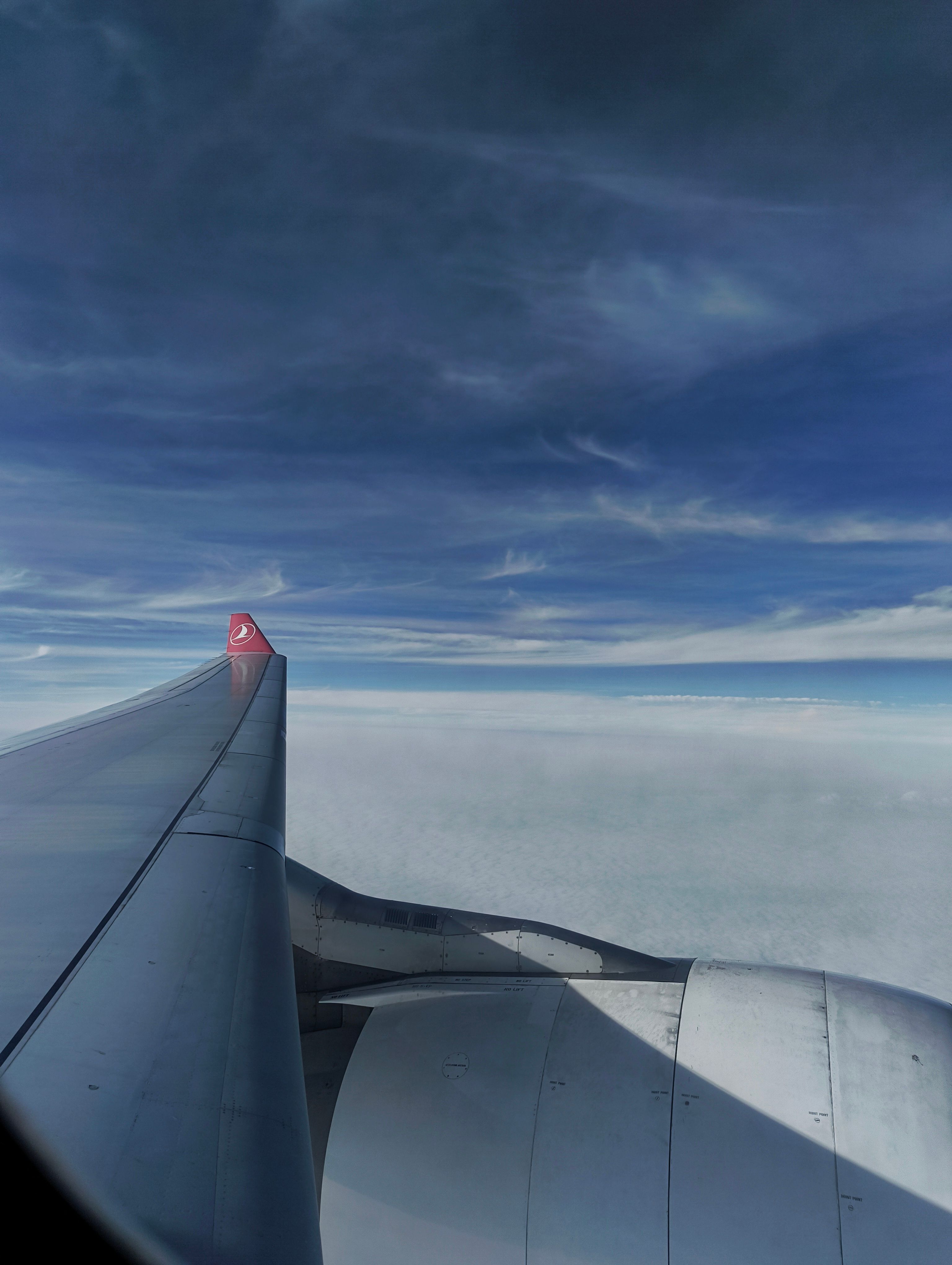 Flying Two White Airplanes · Free Stock Photo