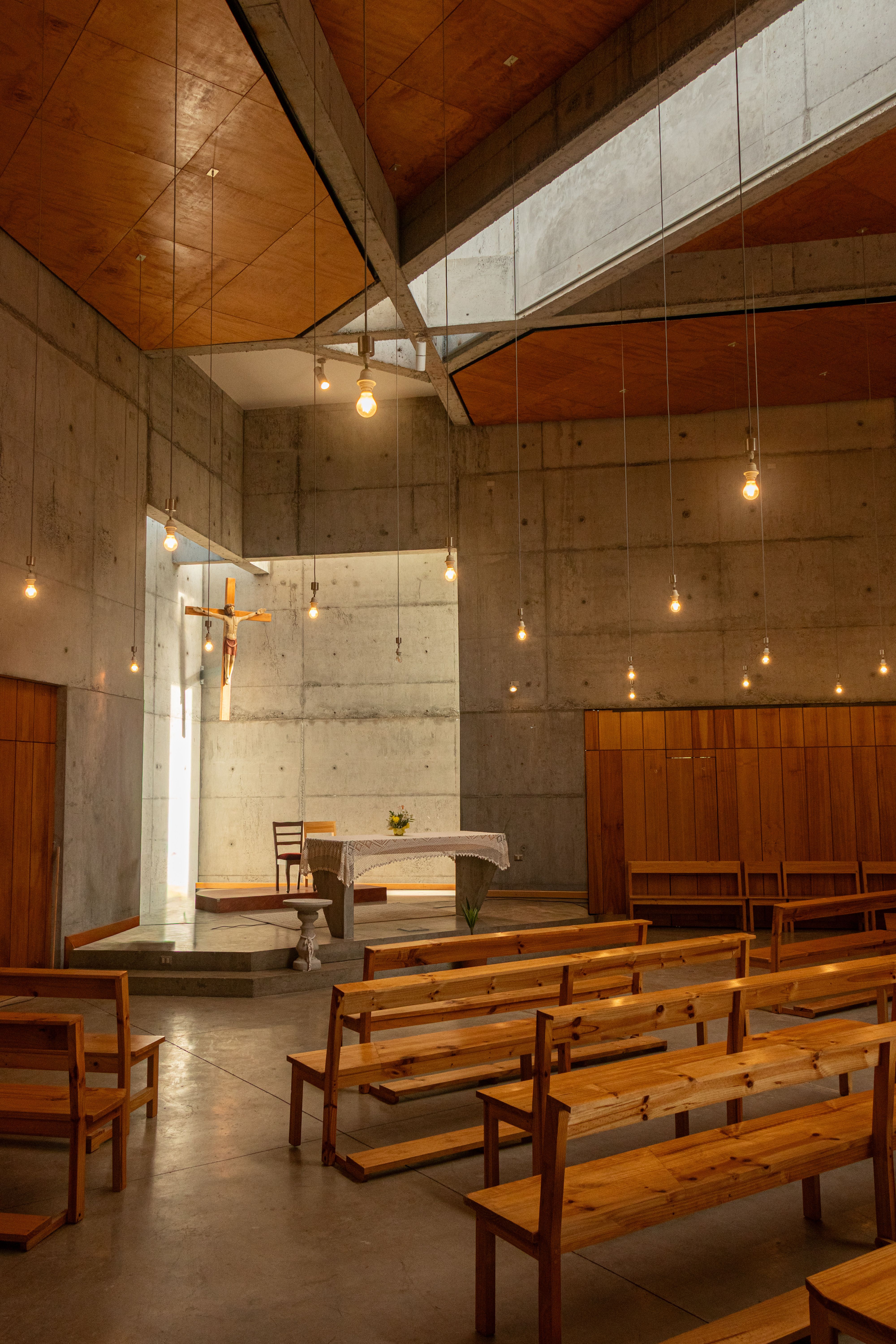 Minimalist Modern Church Interior Design · Free Stock Photo