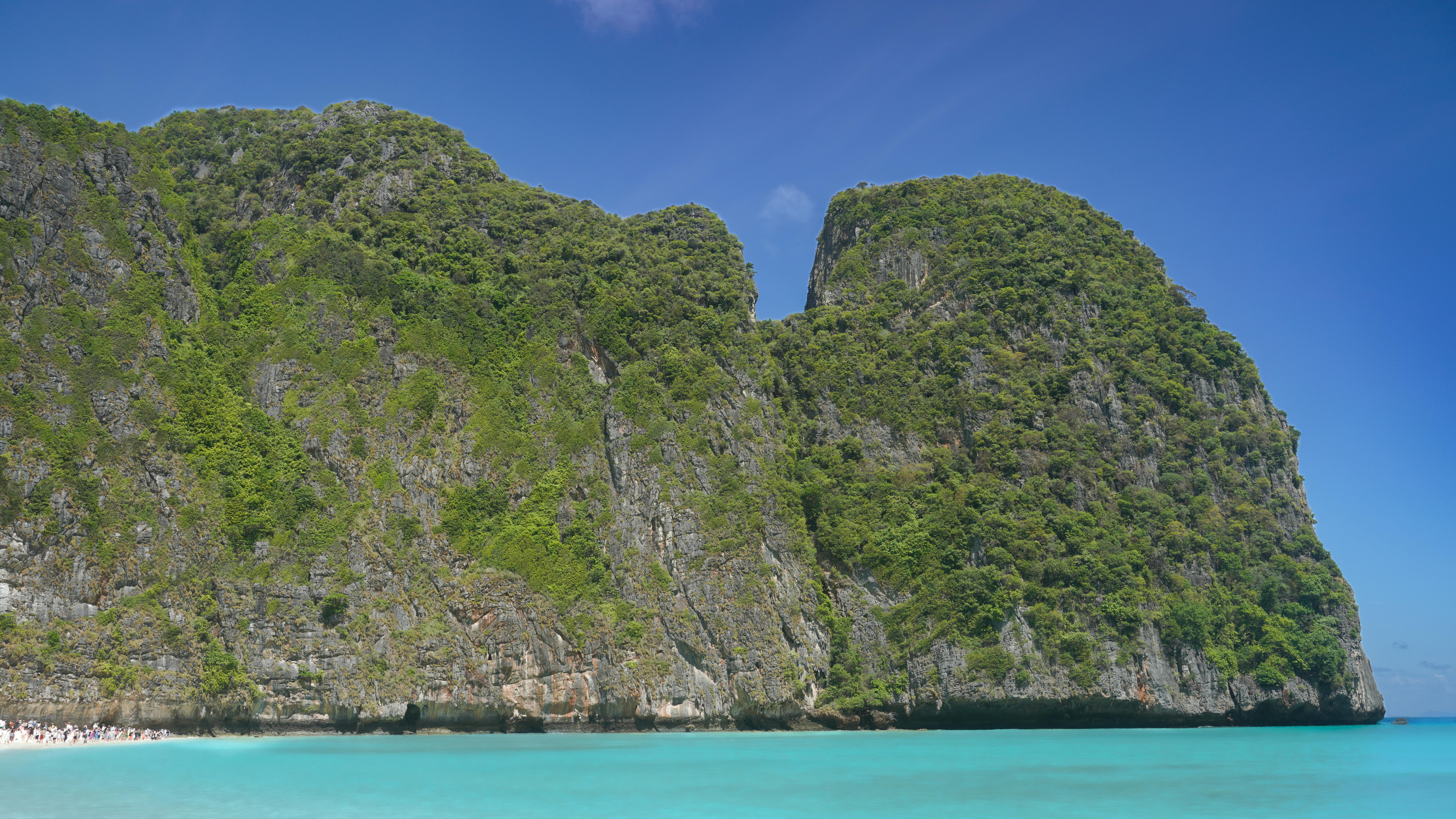 Majestic Limestone Cliff in Tropical Paradise · Free Stock Photo