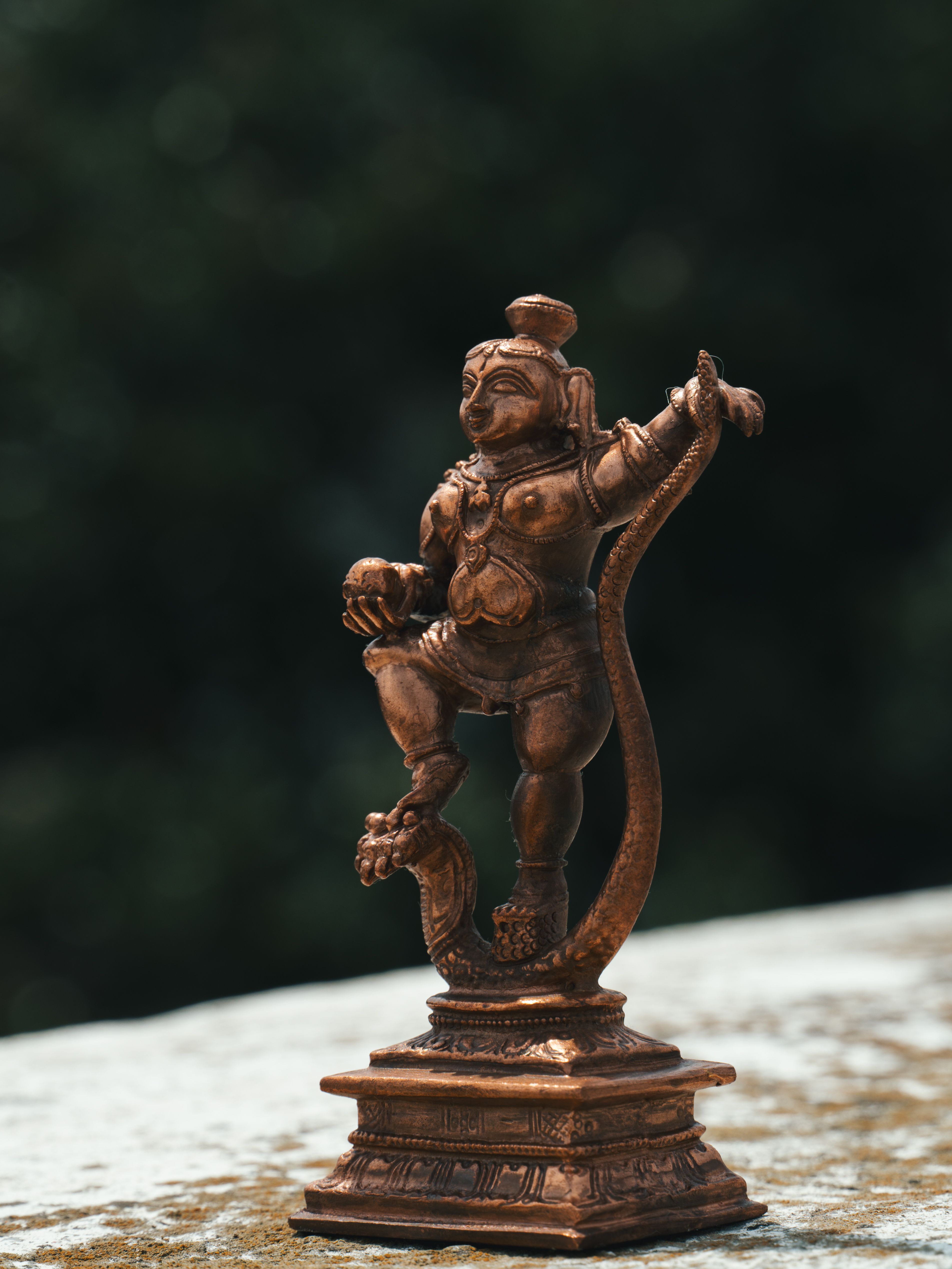 Intricate Hanuman Bronze Sculpture in Bengaluru · Free Stock Photo