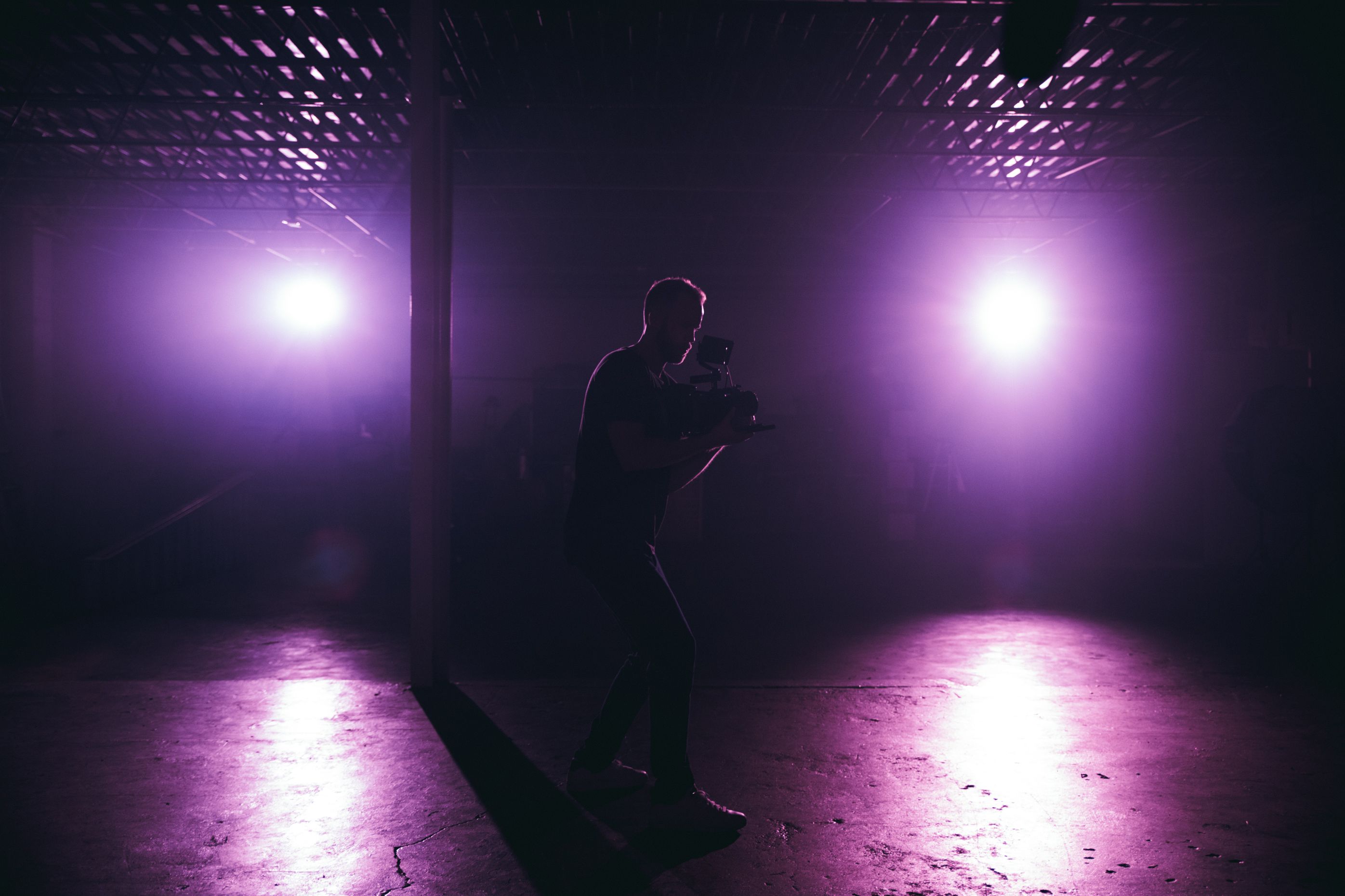 Woman Standing in Front of Video Camera · Free Stock Photo
