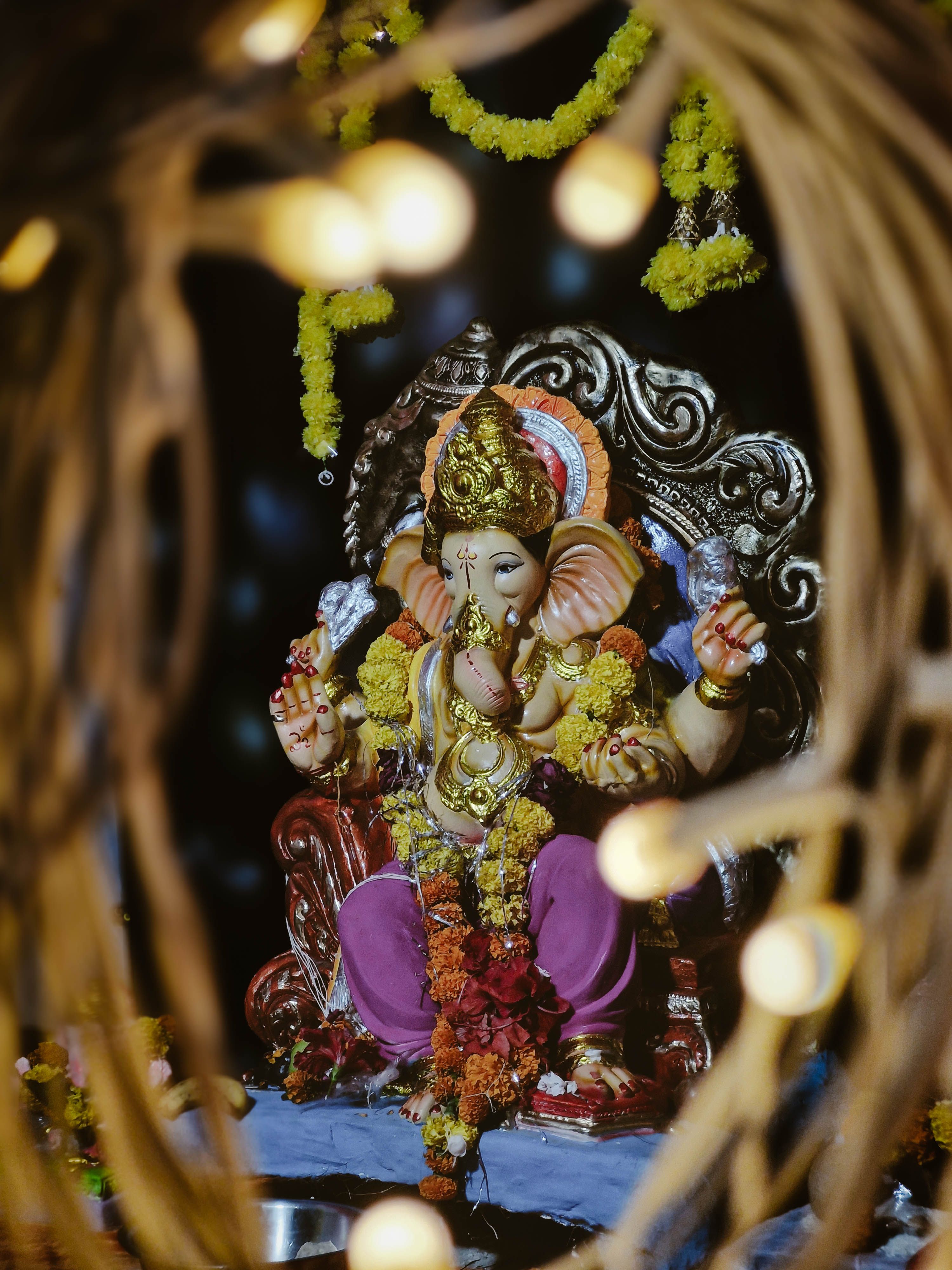 Vibrant Ganesh Chaturthi Celebration in Rajasthan · Free Stock Photo