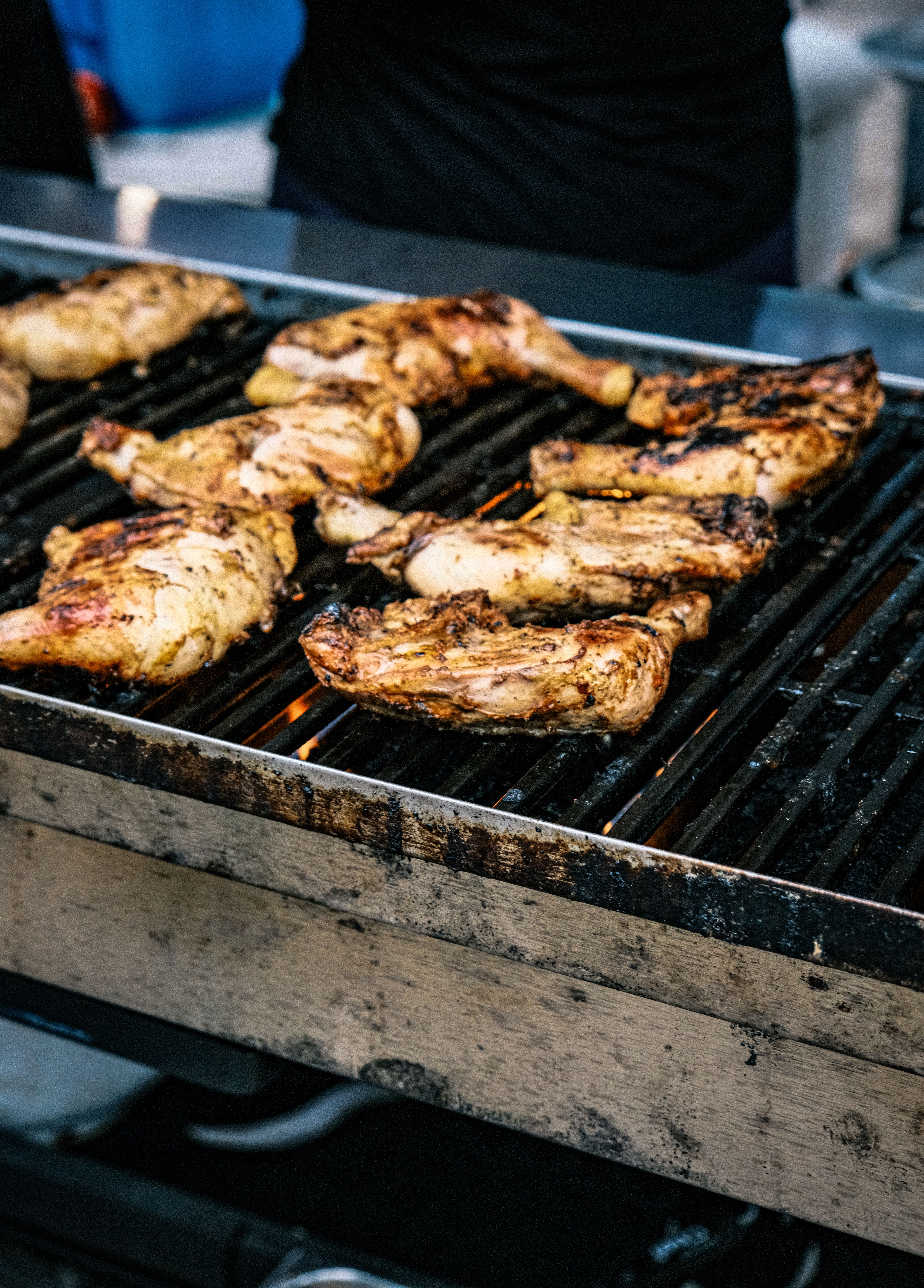 Grilled Chicken on Outdoor BBQ Grill · Free Stock Photo