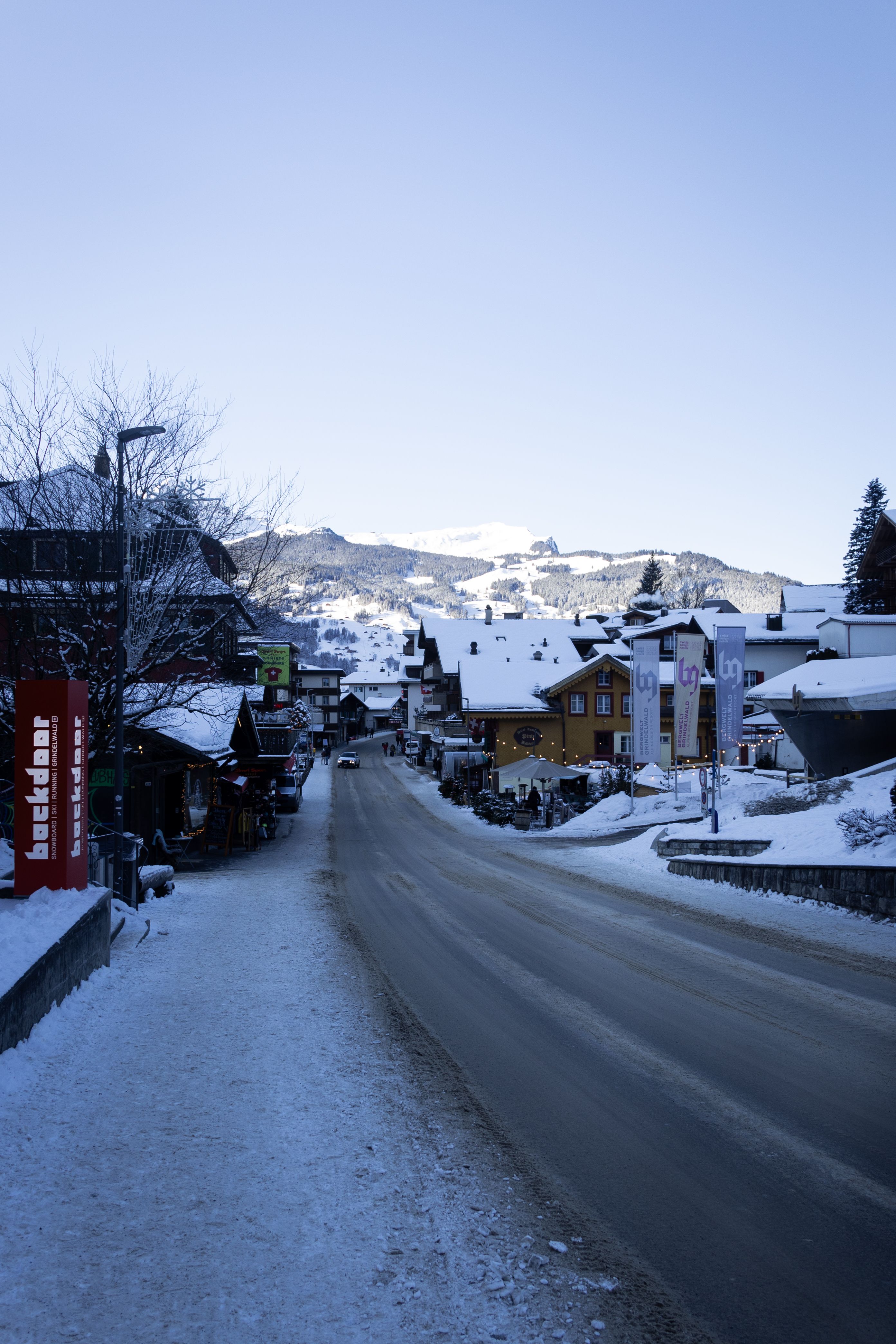 Winter Scene of Grindelwald Village, Switzerland · Free Stock Photo