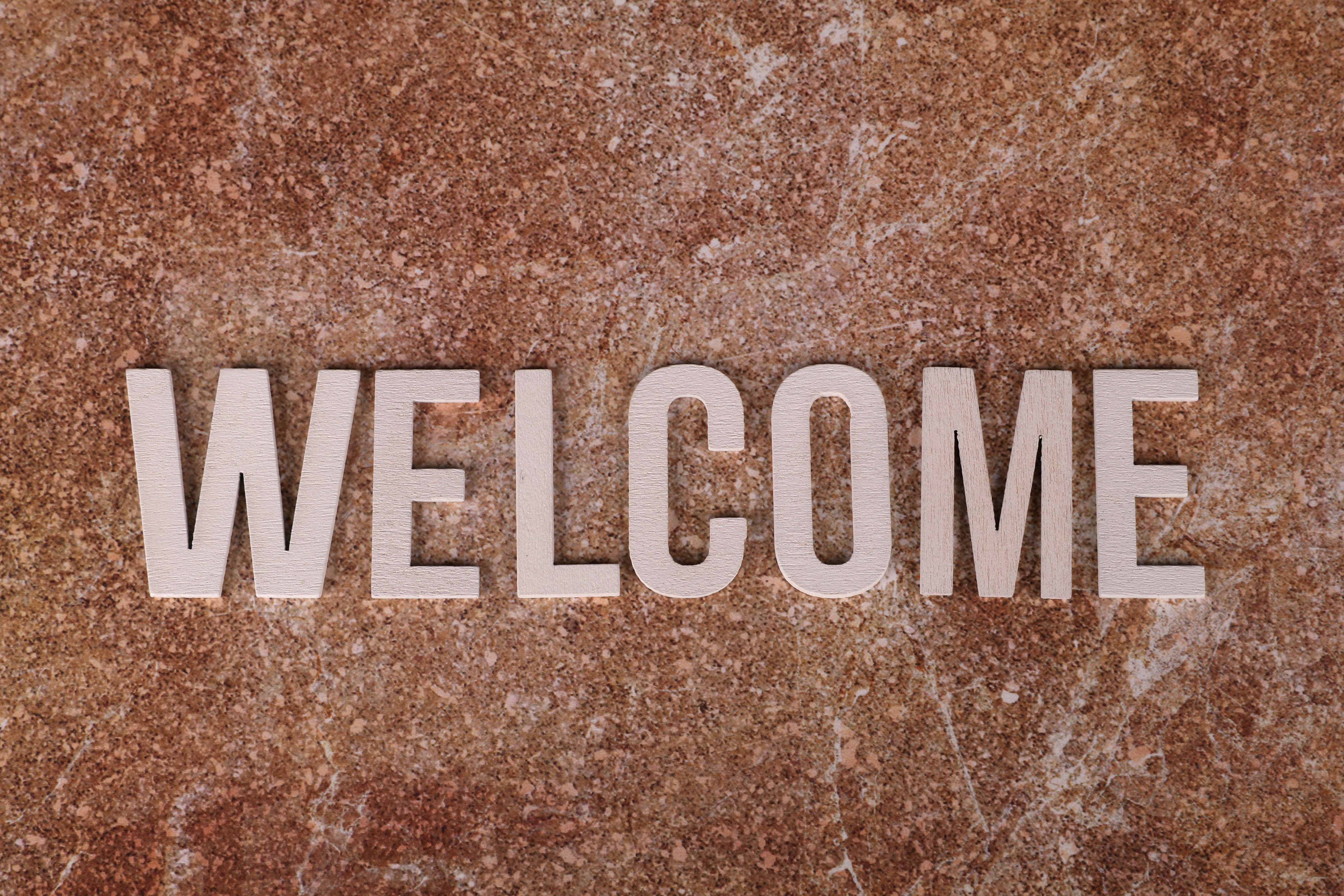 Black Background With Welcome to Nyc Text Overlay · Free Stock Photo