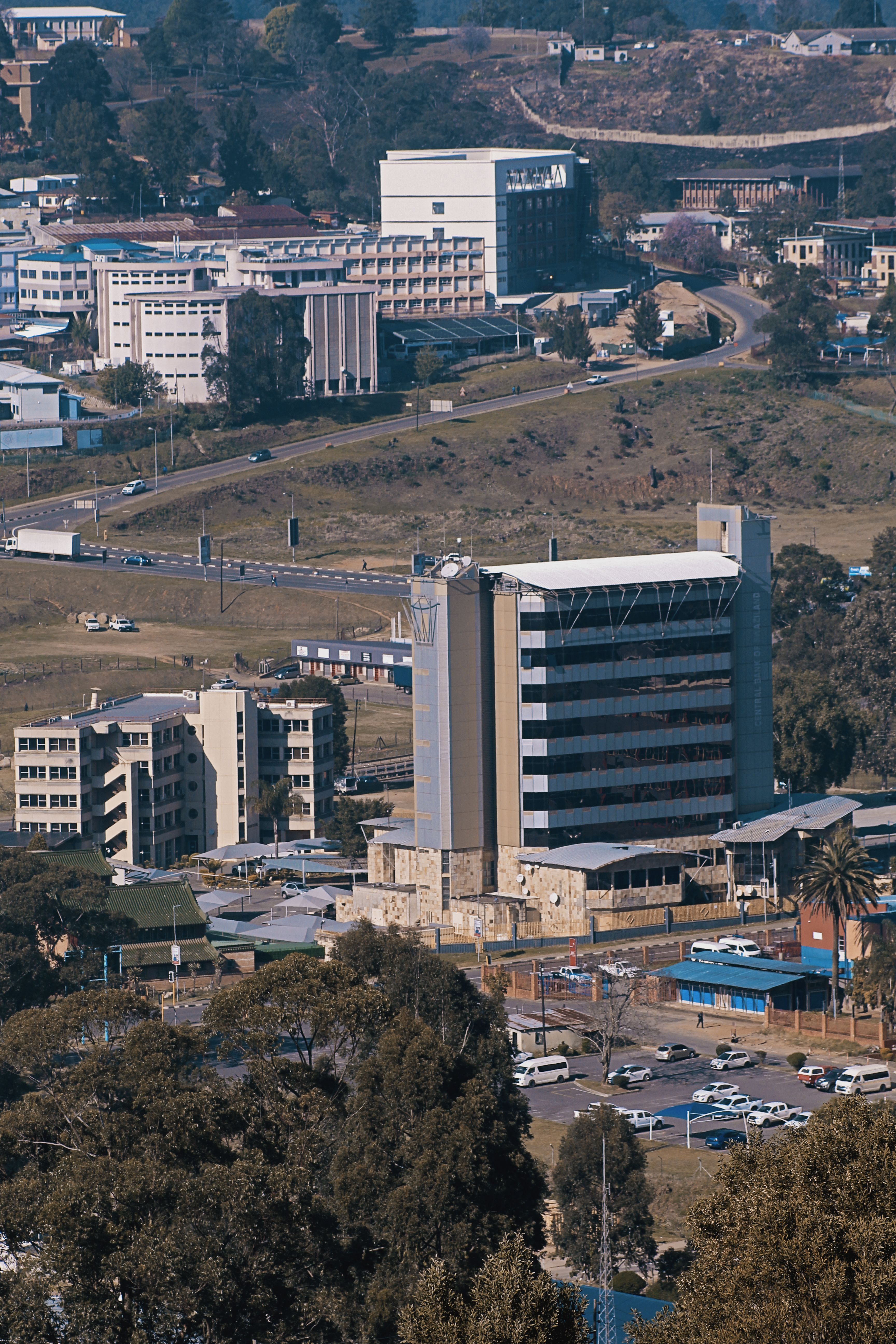 Aerial View of Mbabane Cityscape in Eswatini · Free Stock Photo