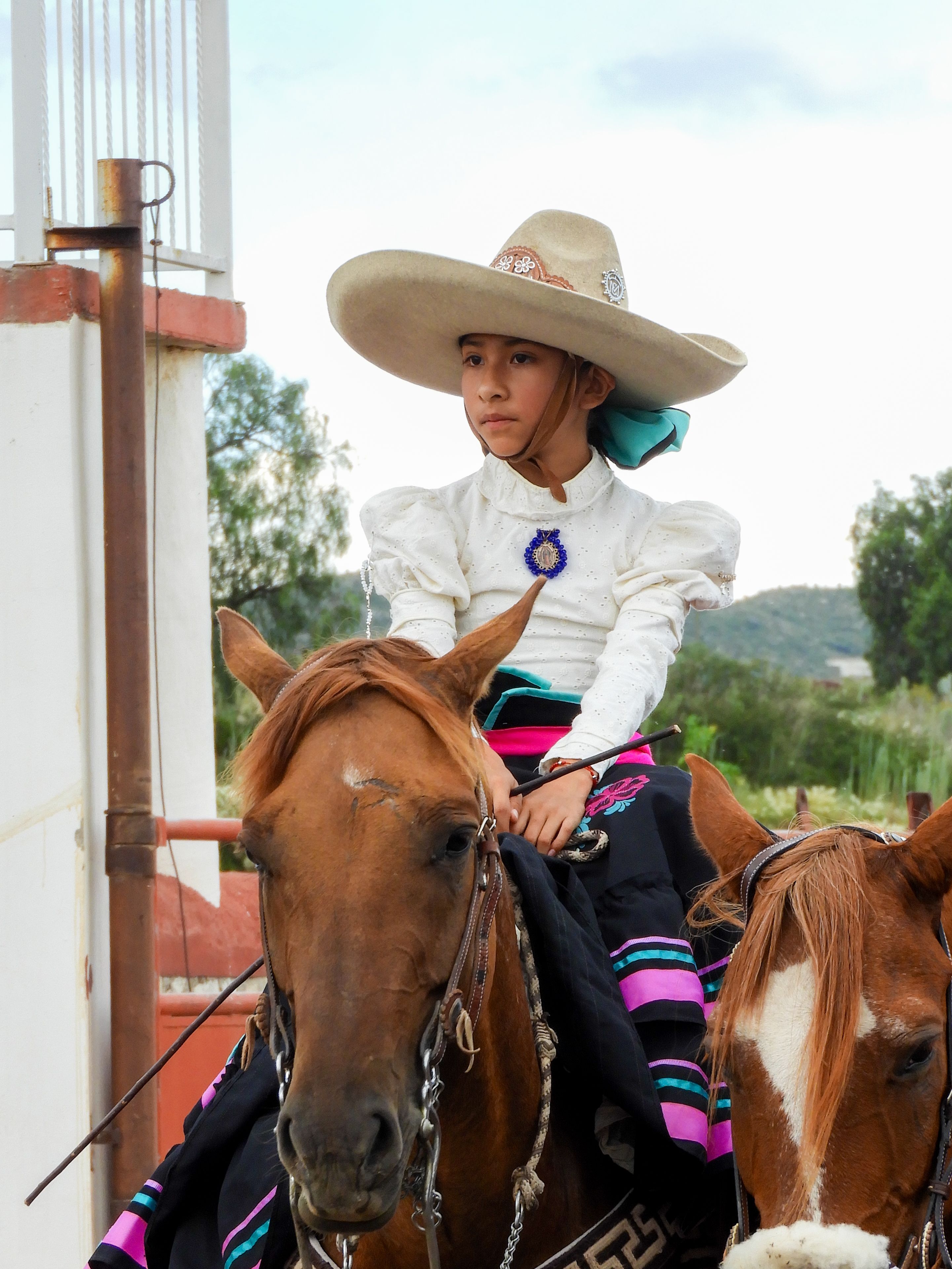 Young Equestrian in Traditional Mexican Attire · Free Stock Photo