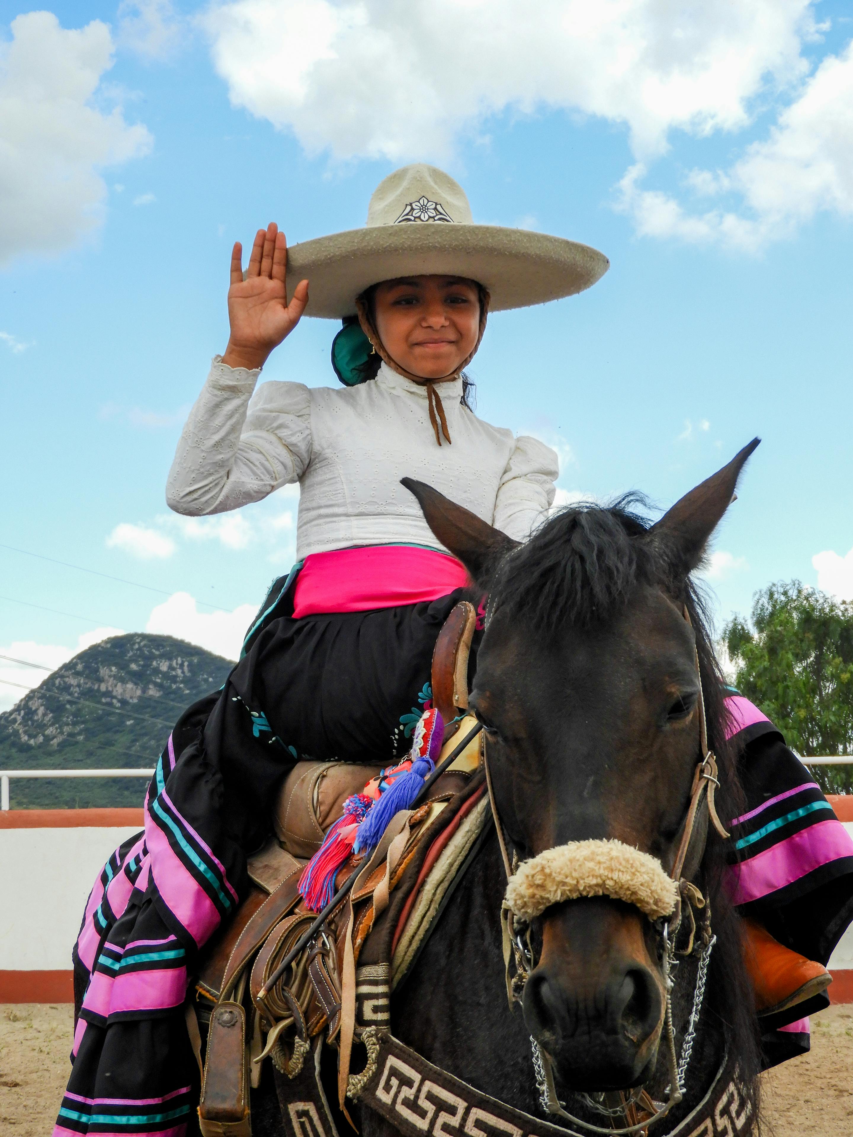 Charreada Rider in Traditional Attire · Free Stock Photo