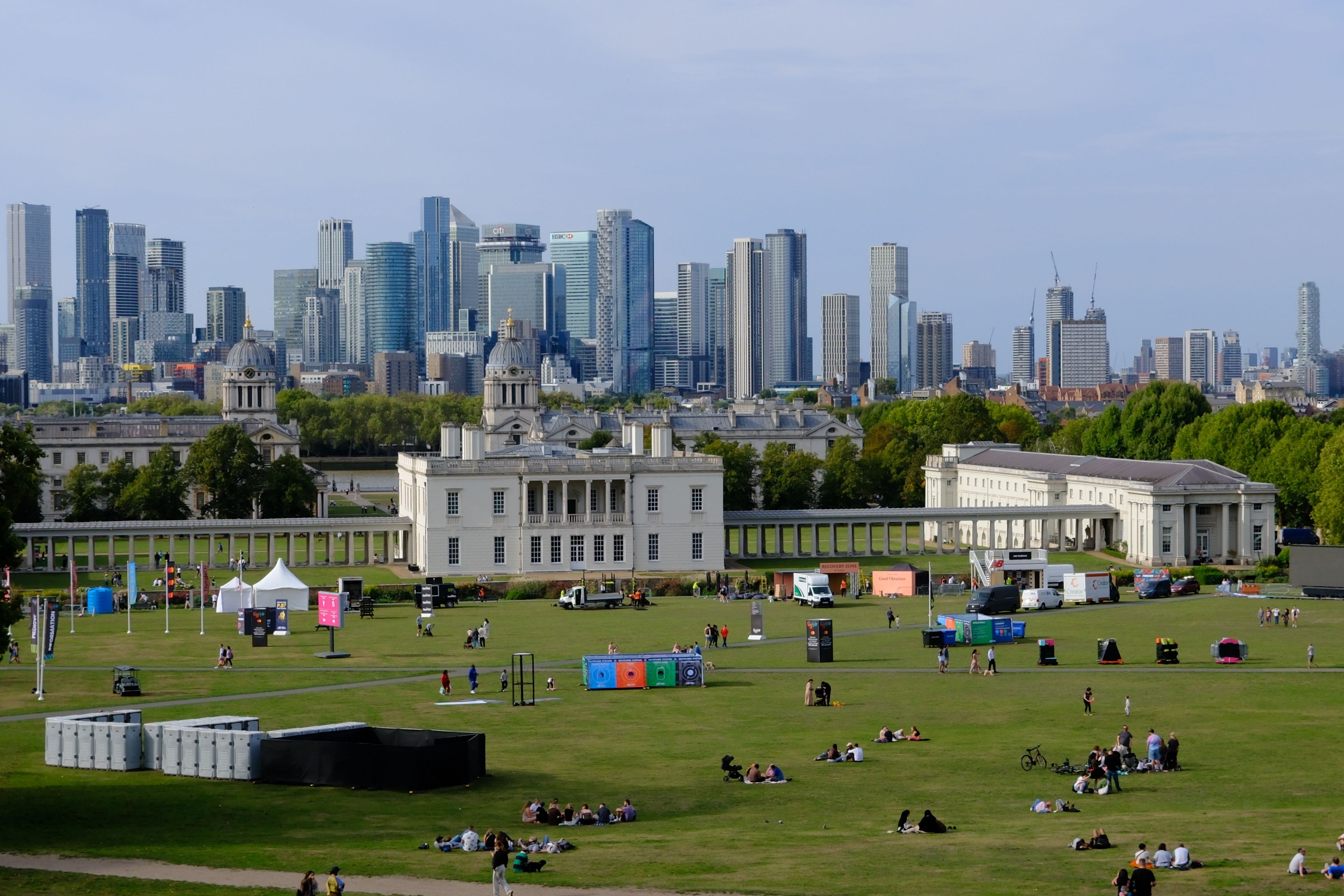 Greenwich Park Overlooking London Skyline · Free Stock Photo