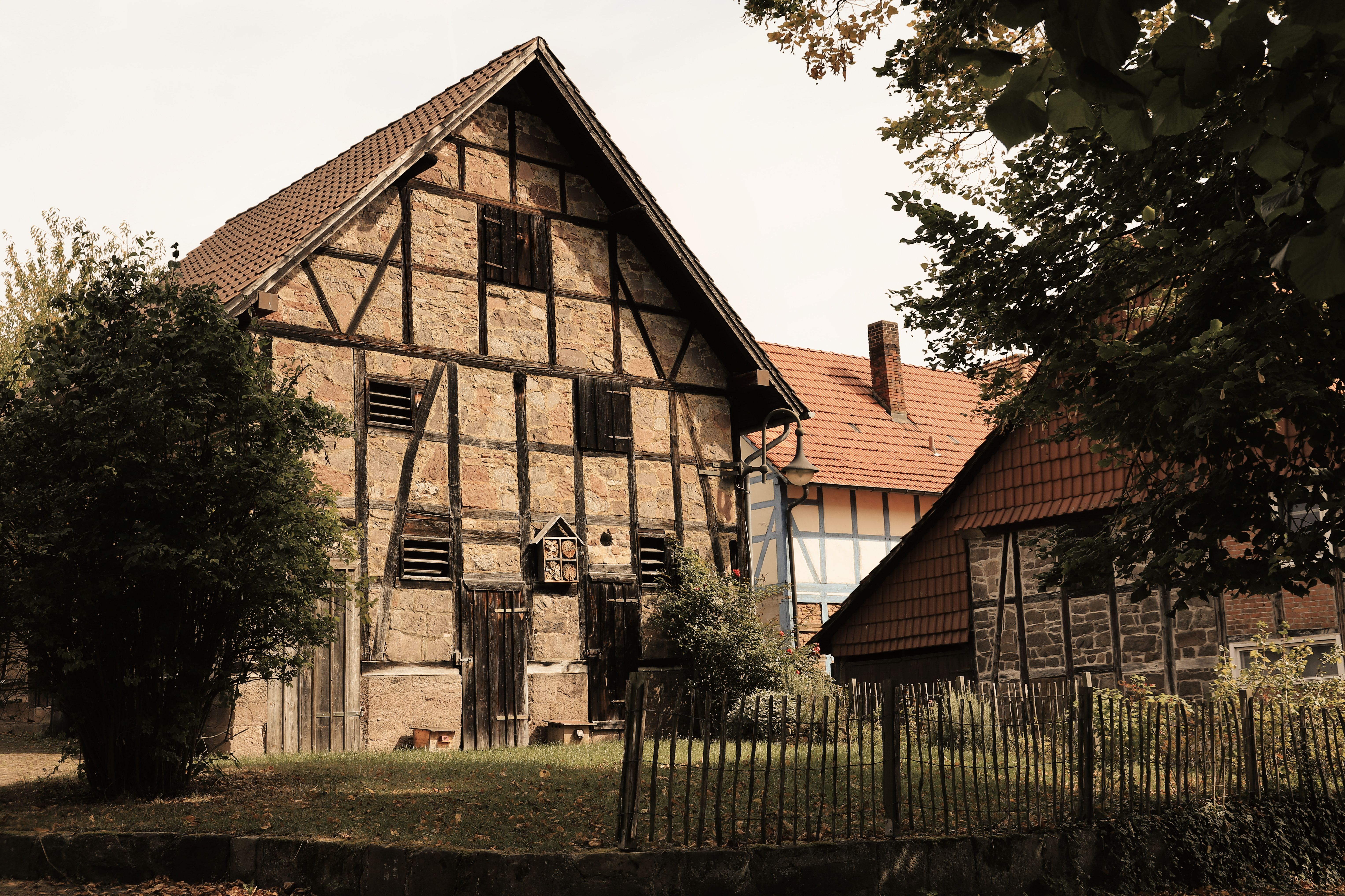 Charming Rustic Timbered House in German Village · Free Stock Photo