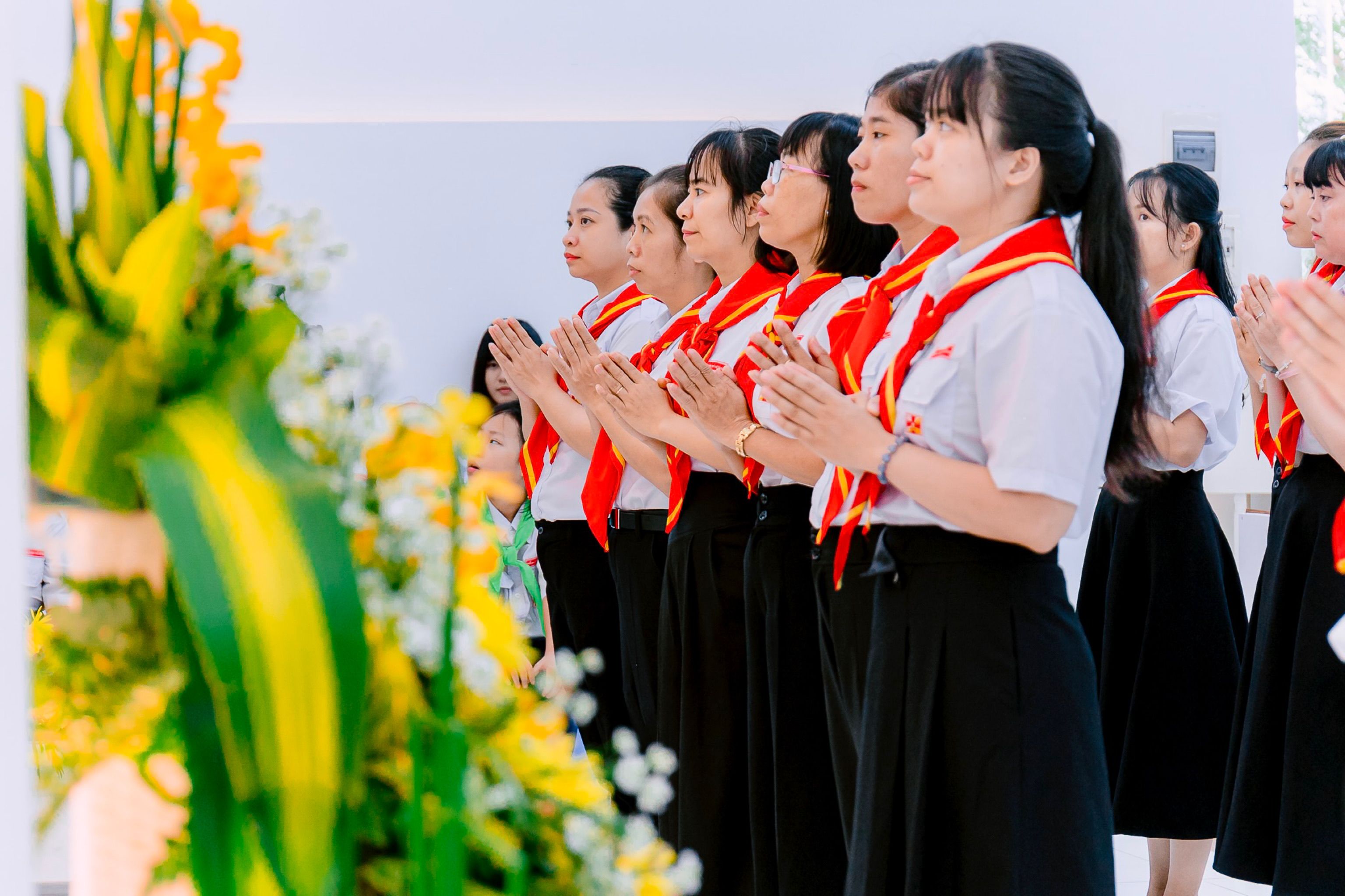 Group of Women in Traditional Uniforms Clapping · Free Stock Photo