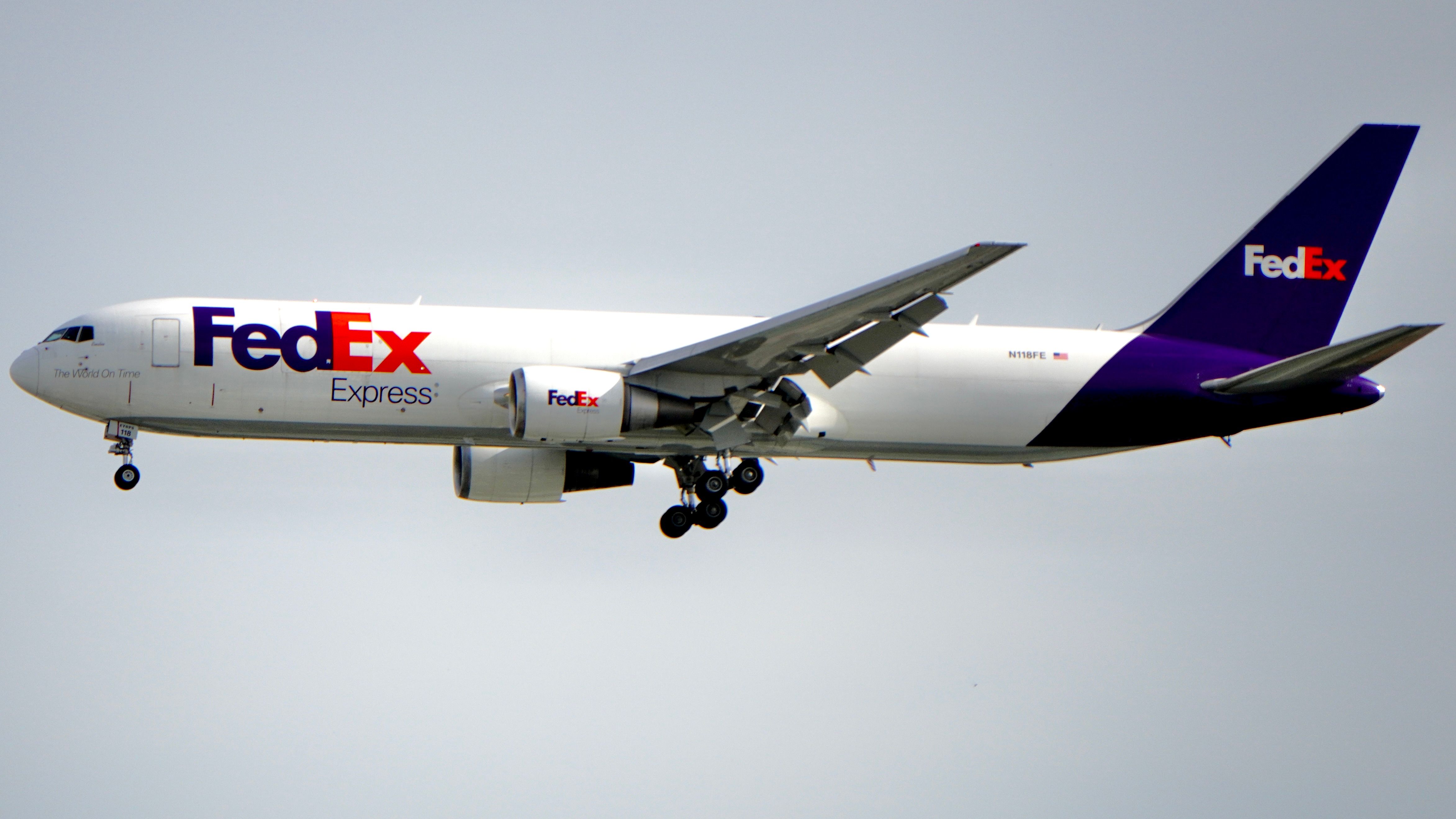 FedEx Cargo Aircraft at Dubai Airport · Free Stock Photo