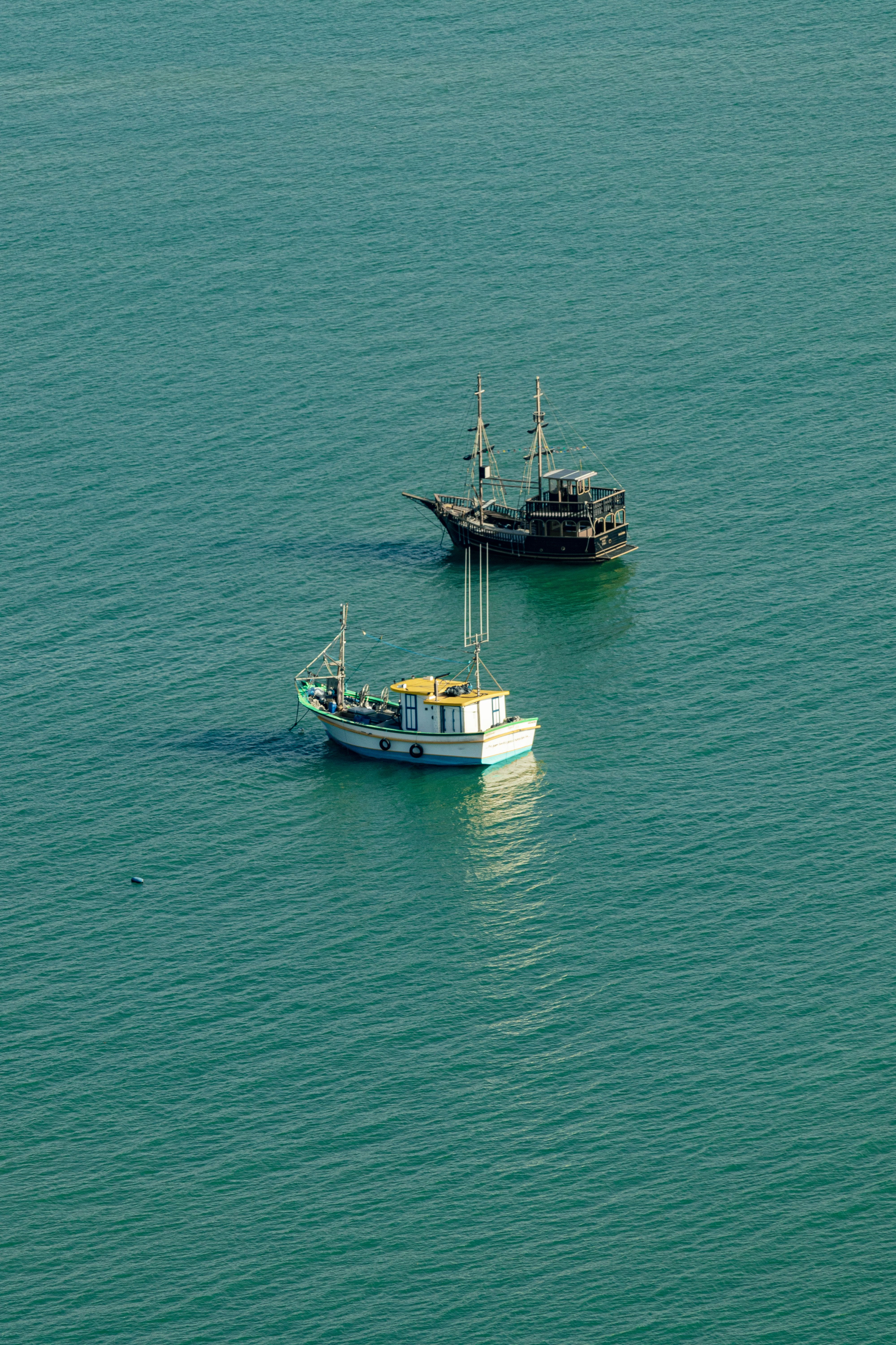 Traditional Boats on the Calm Brazilian Sea · Free Stock Photo
