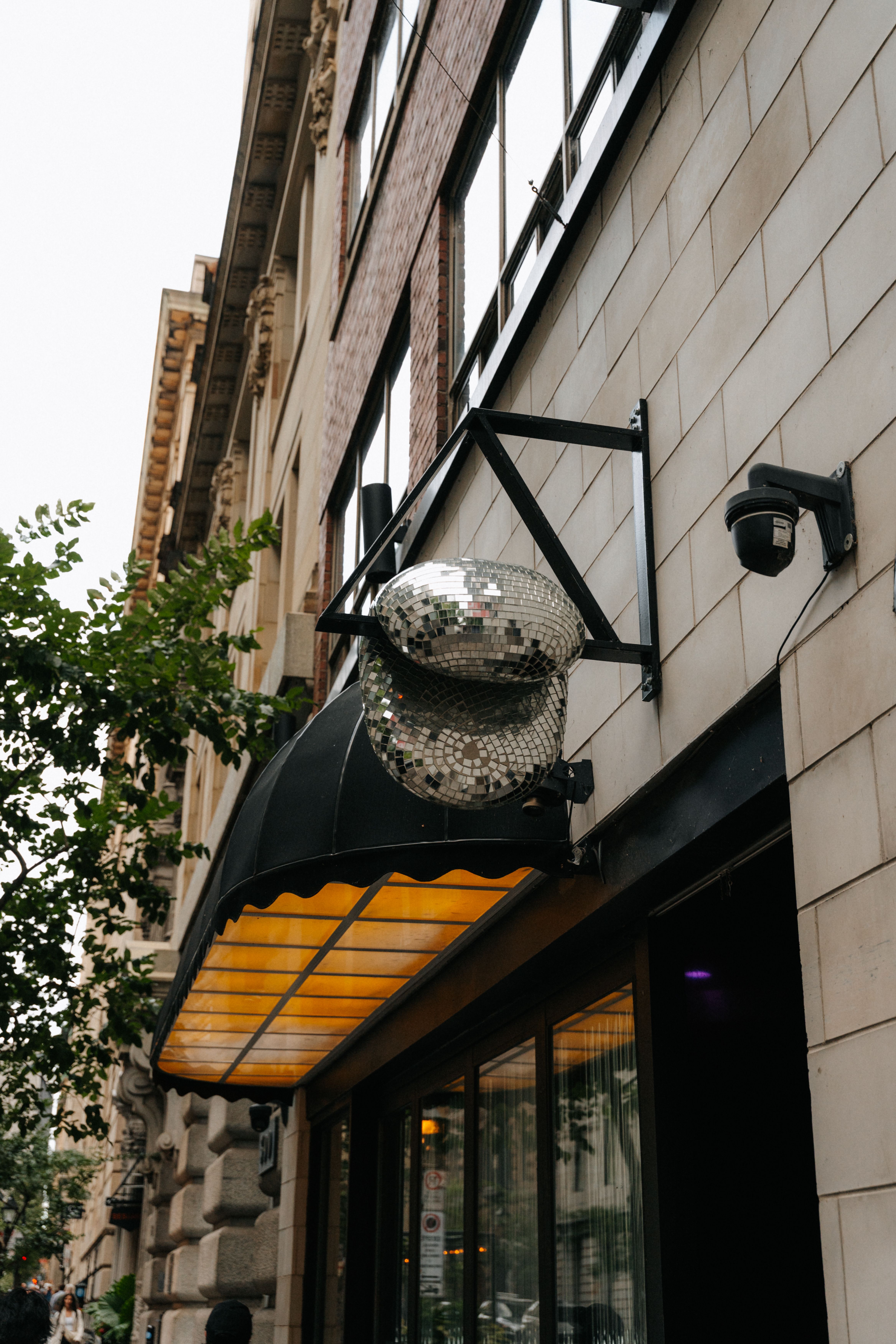 Outdoor Disco Ball Decor on Building Facade · Free Stock Photo