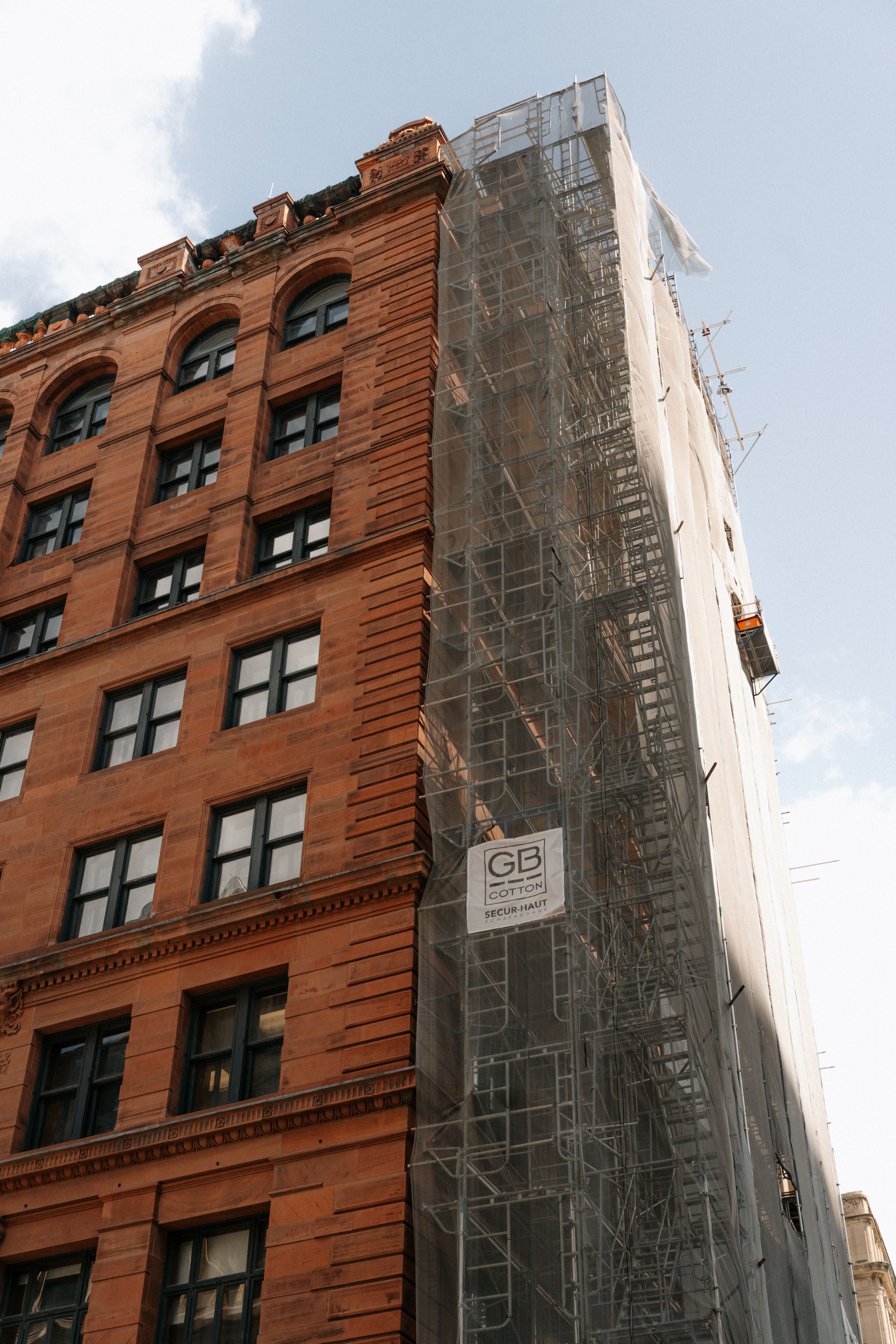 Historic Building Under Renovation in Montreal · Free Stock Photo