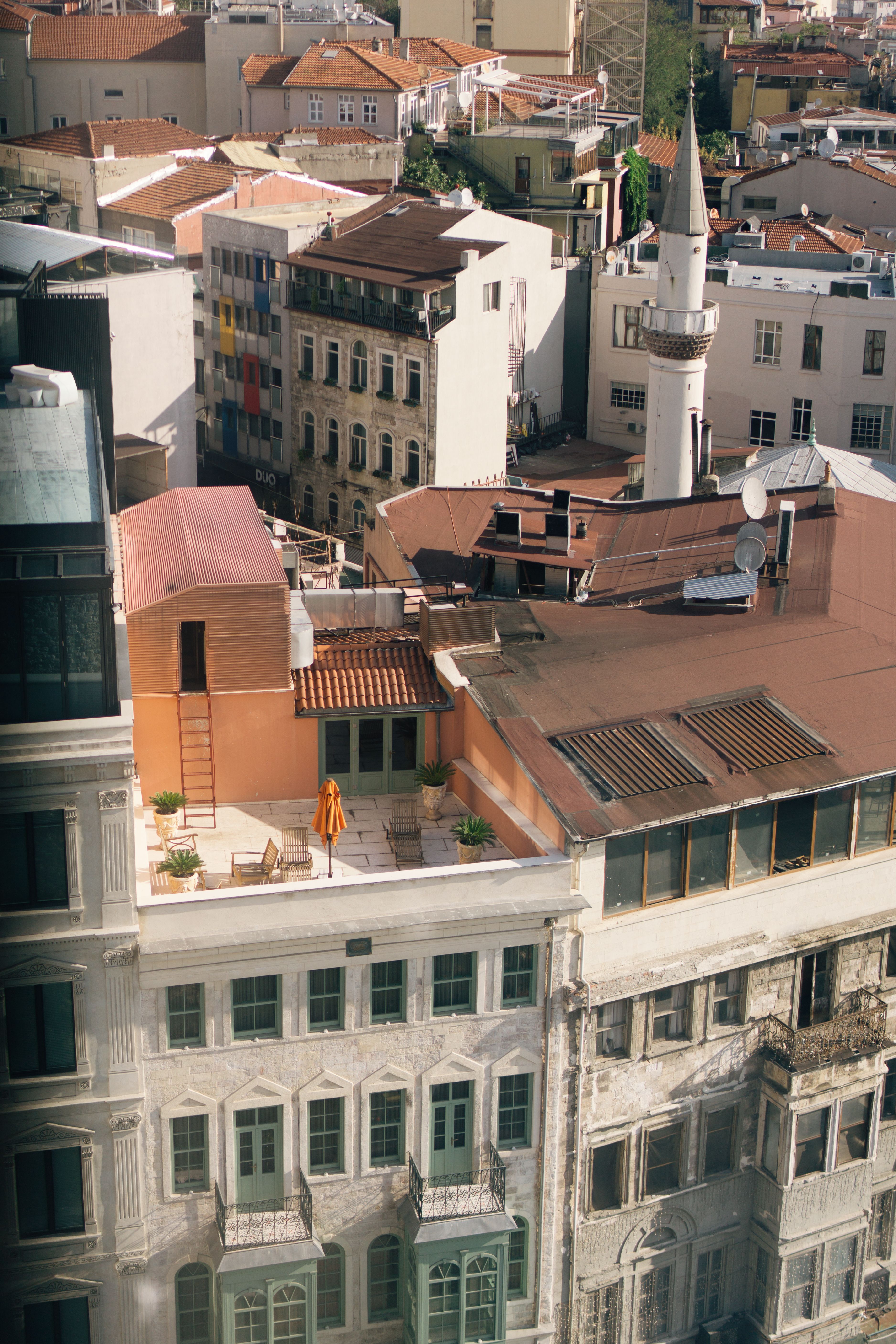 Scenic Rooftop View in İstanbul, Türkiye · Free Stock Photo