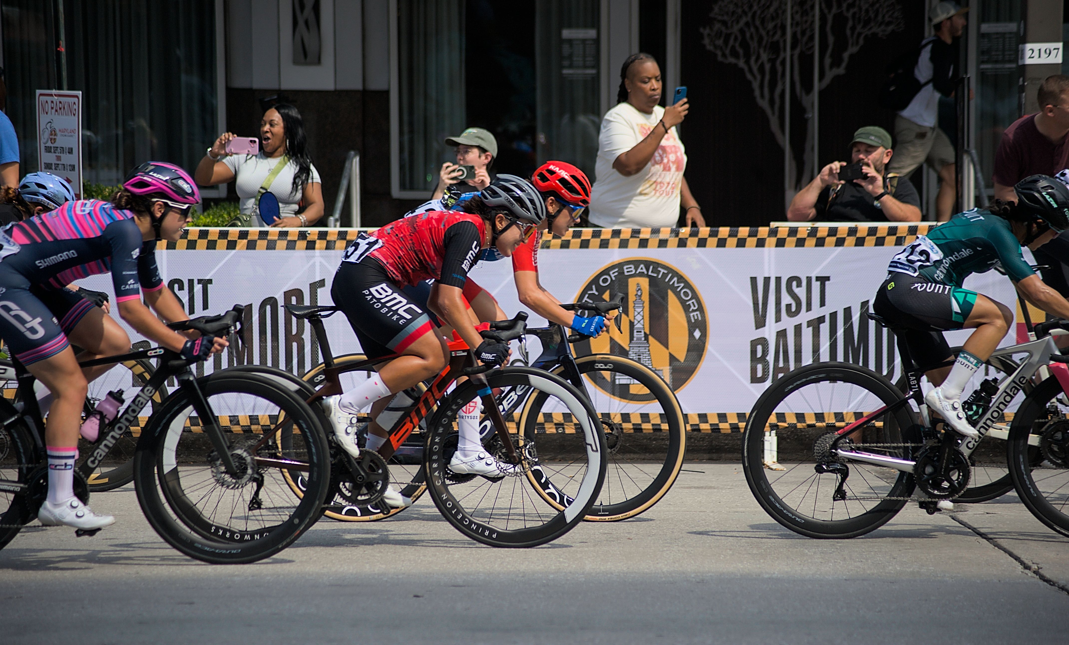 Exciting Road Cycling Race in Baltimore · Free Stock Photo