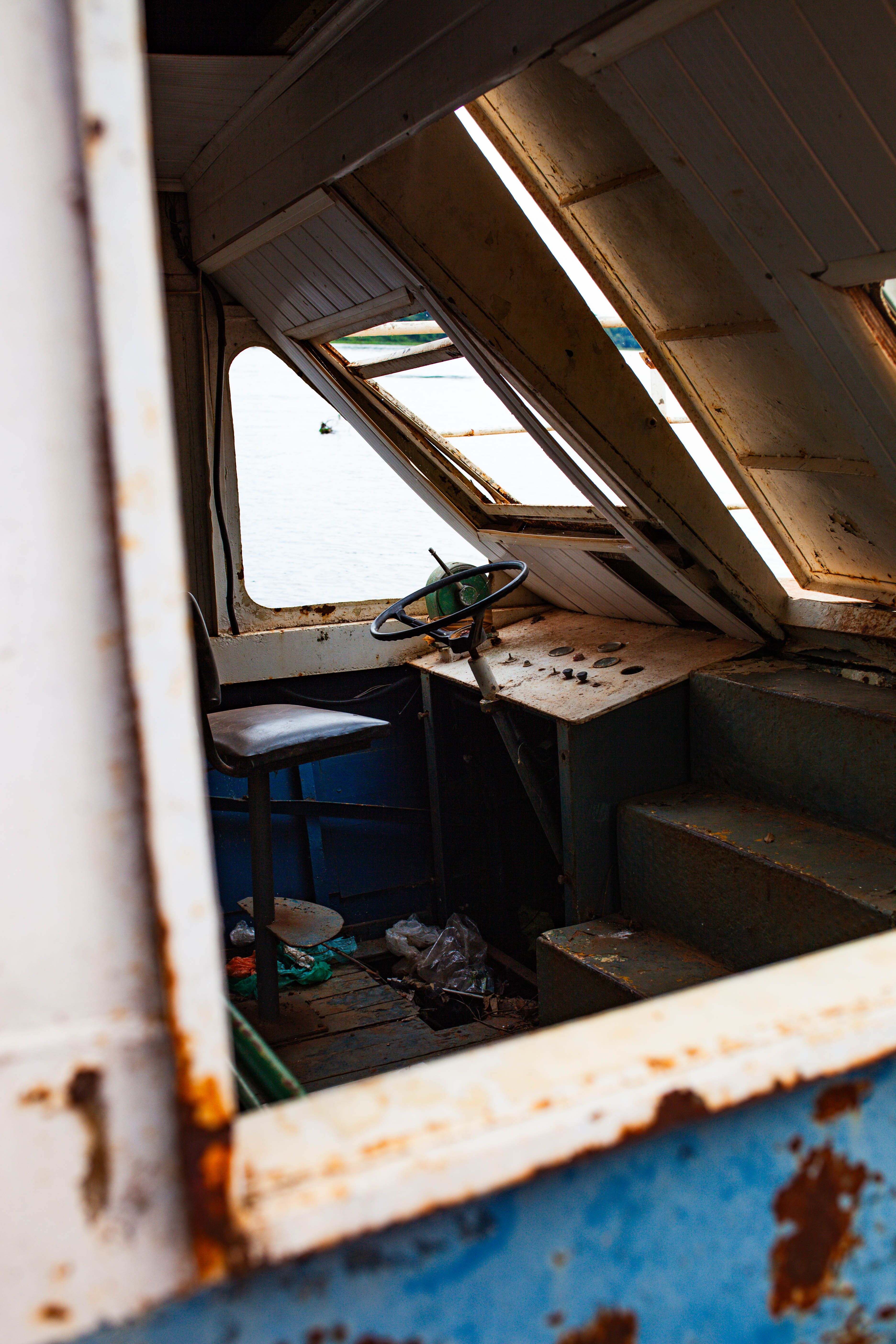 Rustic Abandoned Fishing Boat Interior, Brazil · Free Stock Photo