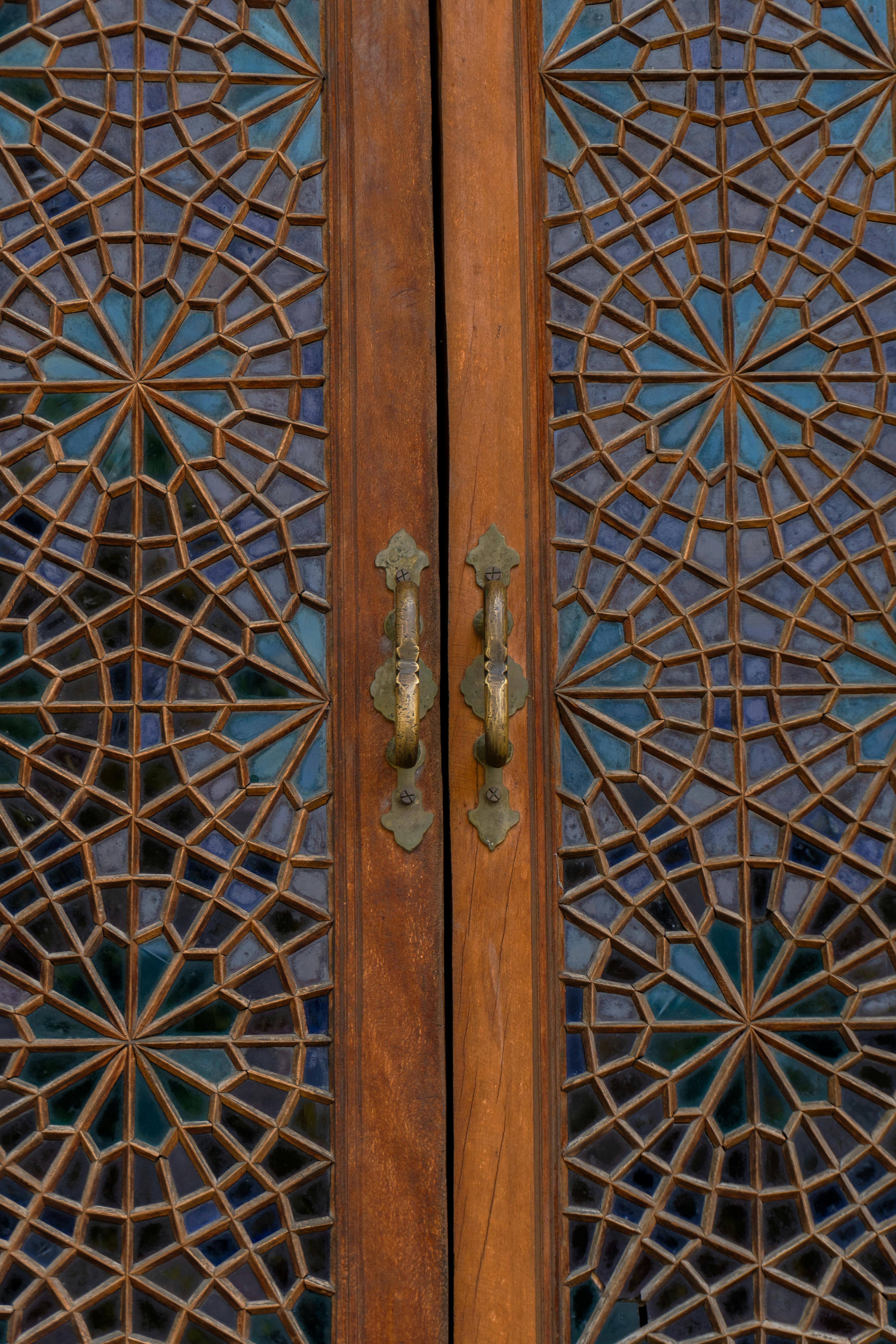 Abstract Blue Patterned Background Design · Free Stock Photo