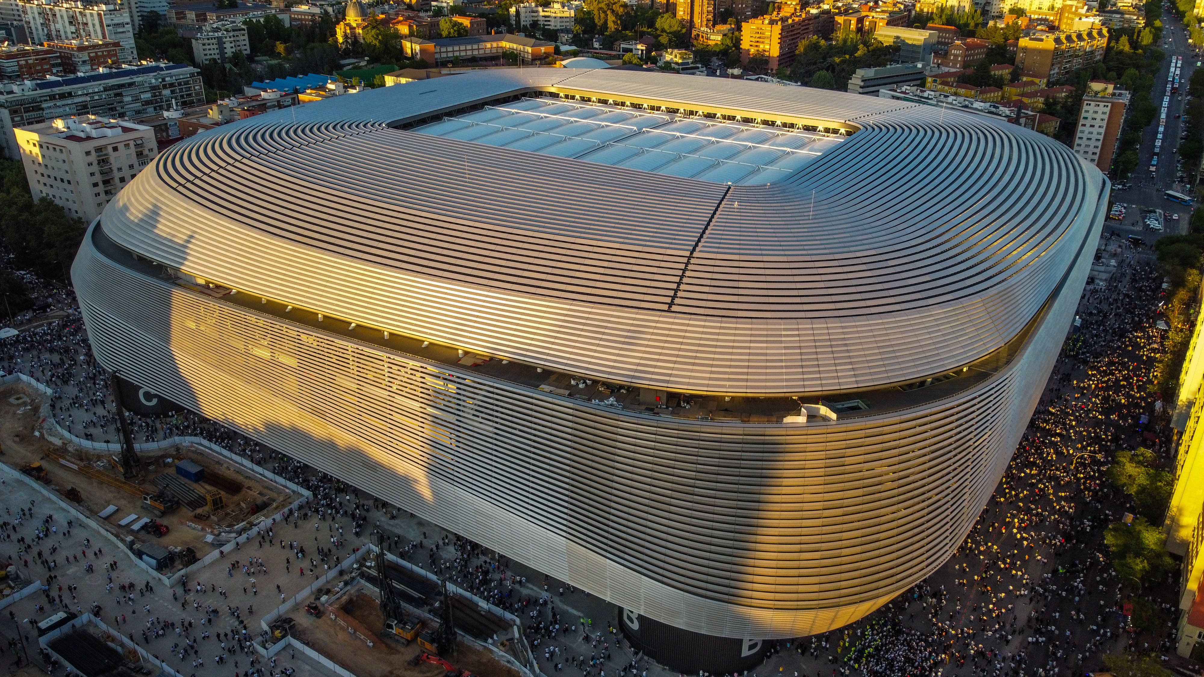 Vista Aérea Del Estadio Santiago Bernabéu · Foto de stock gratuita