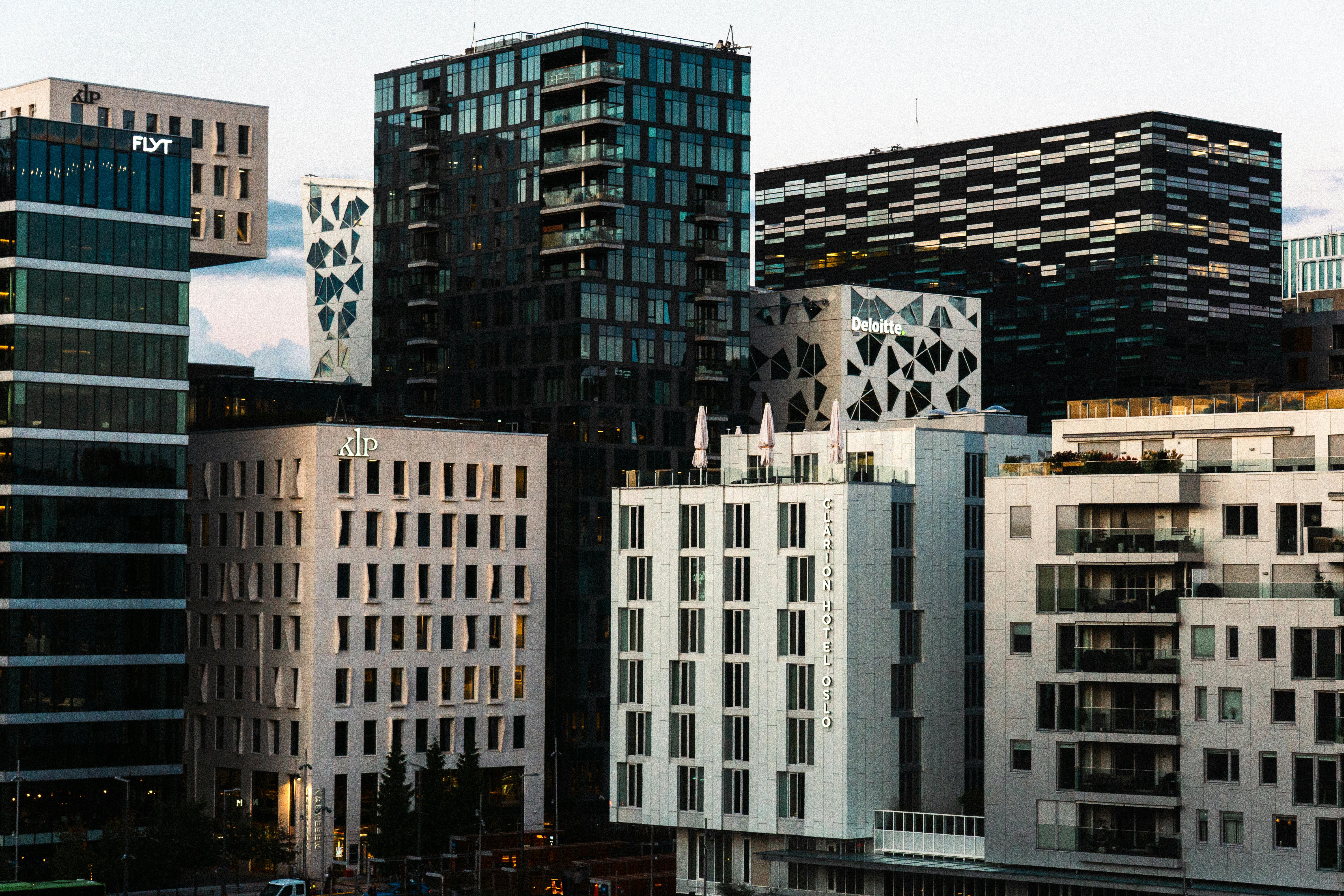 Modern Cityscape of Oslo's Barcode Project · Free Stock Photo