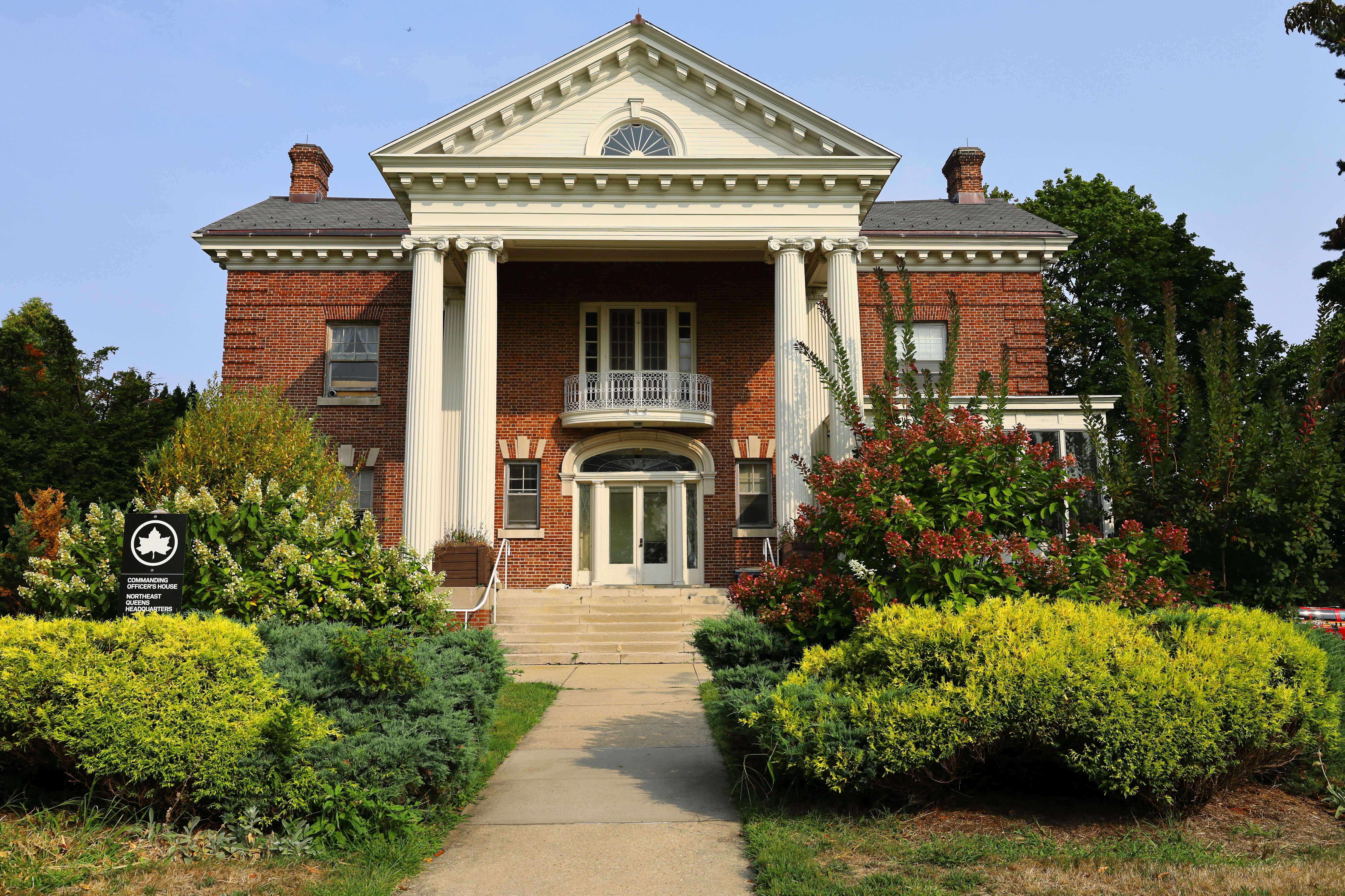 Classic Colonial Revival Mansion in Garden Setting · Free Stock Photo