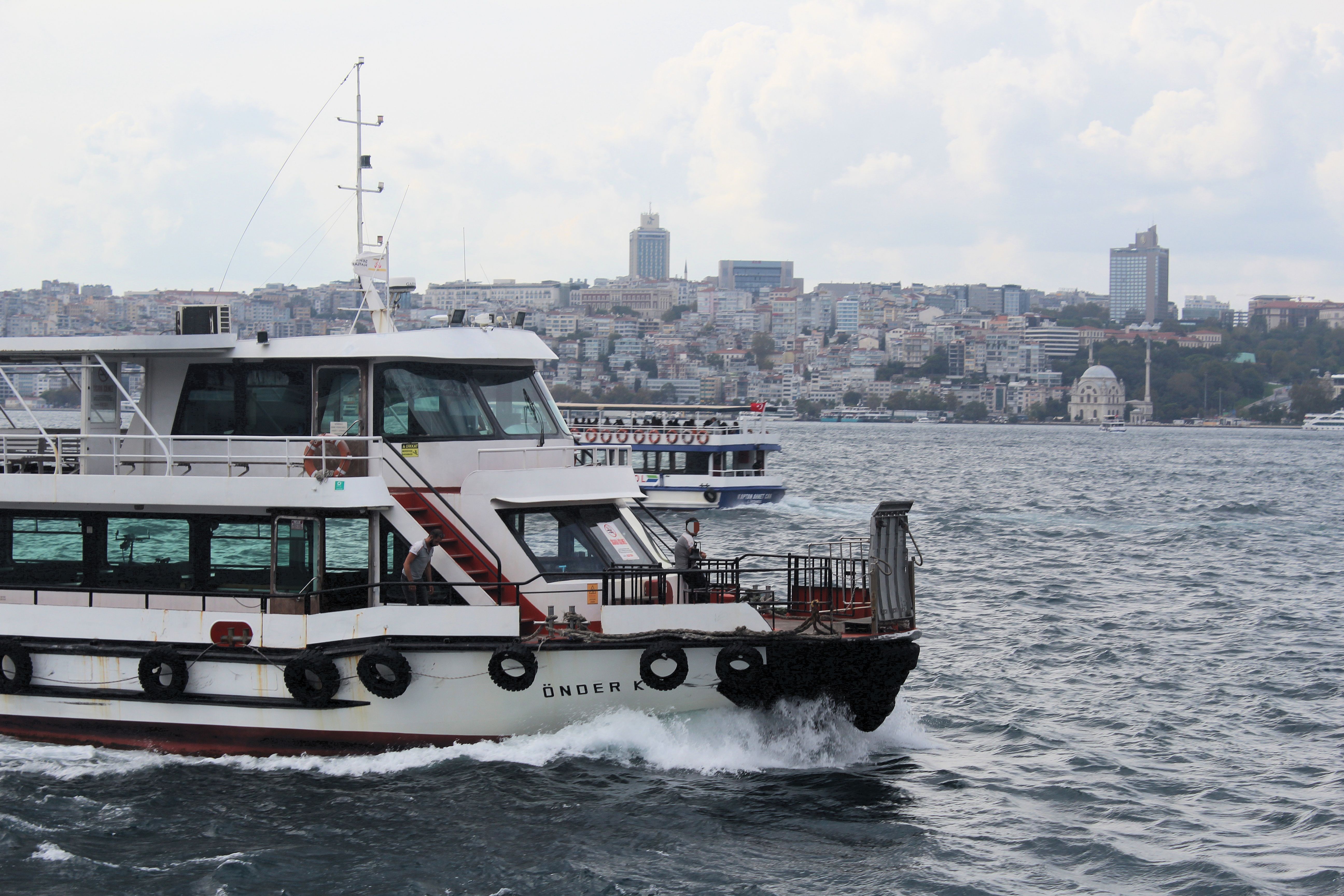 Passenger Ferry Crossing the Bosphorus in Istanbul · Free Stock Photo